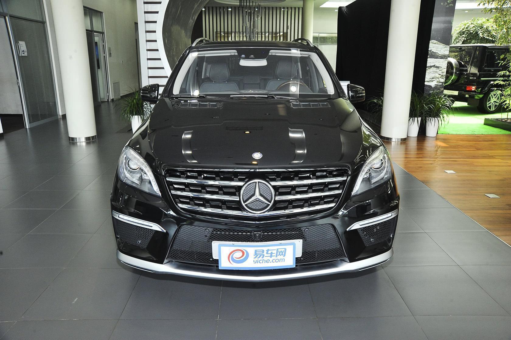 【奔驰M级ML400 4MATIC 豪华型正前水平图片-汽车图片大全】-易车