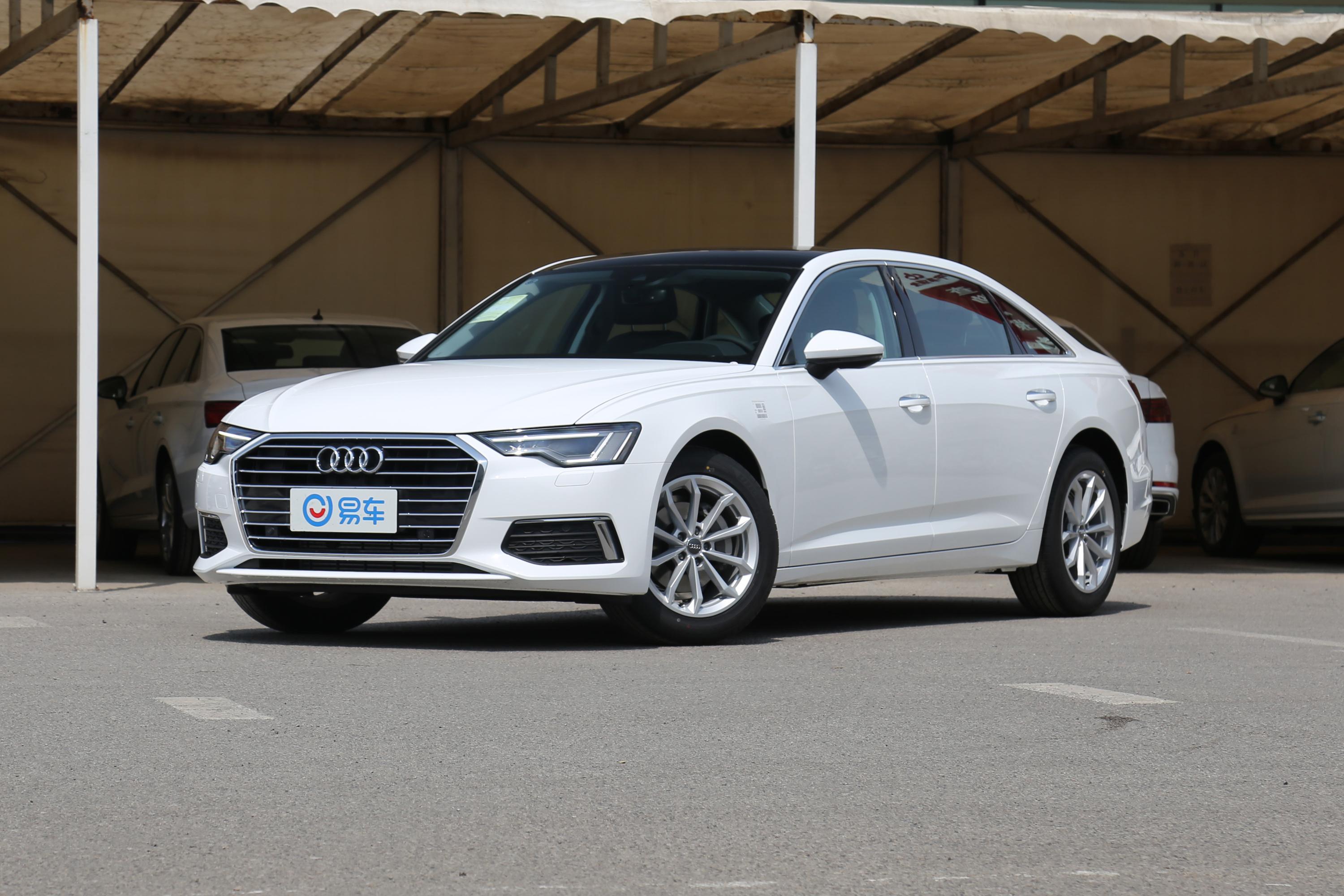 【奥迪A6L40 TFSI 豪华致雅版侧前45度车头向左水平图片-汽车图片大全】-易车