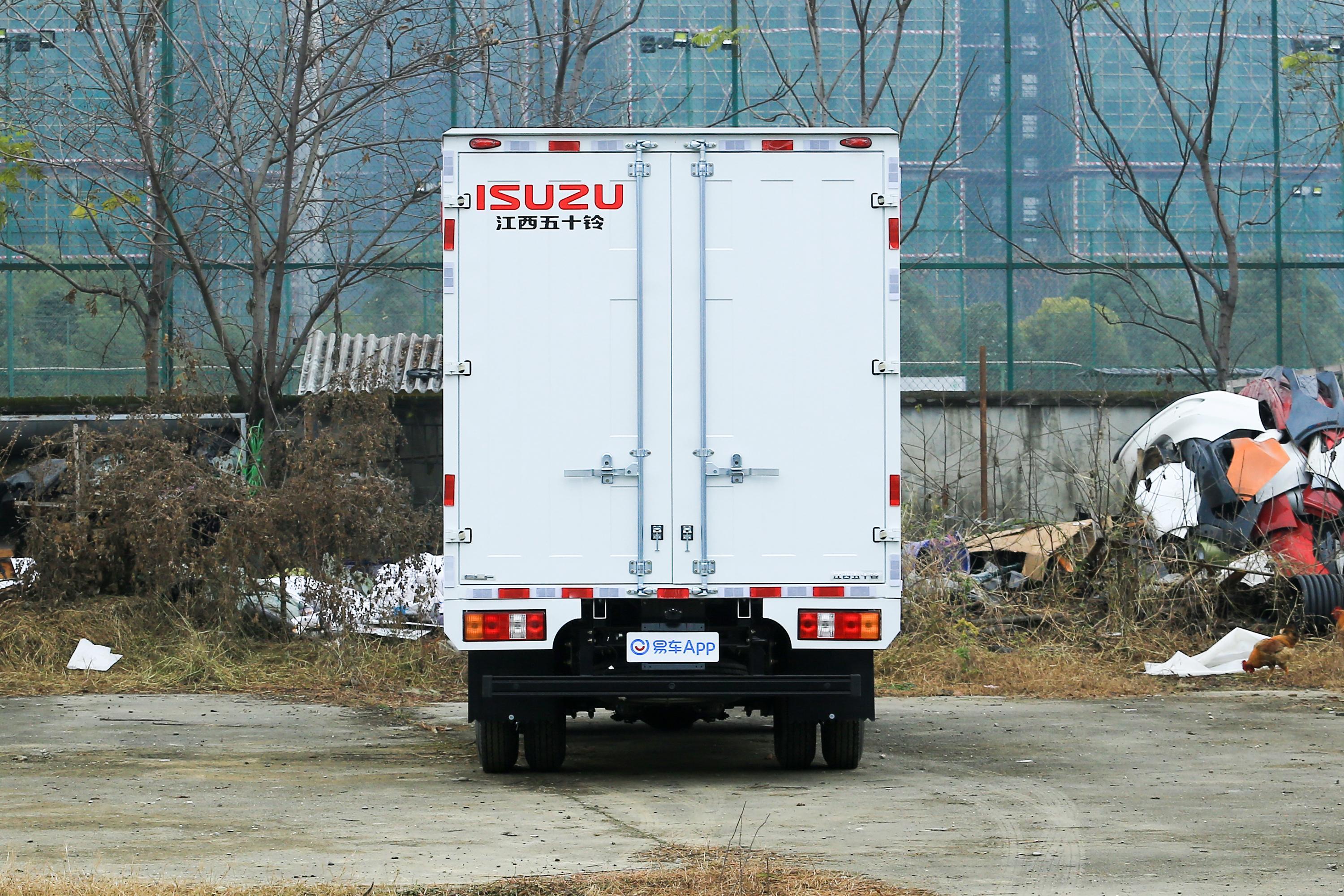 【翼放ECEC5 货厢 2.8T 双排气刹 标准版 国VI正后水平图片-汽车图片大全】-易车