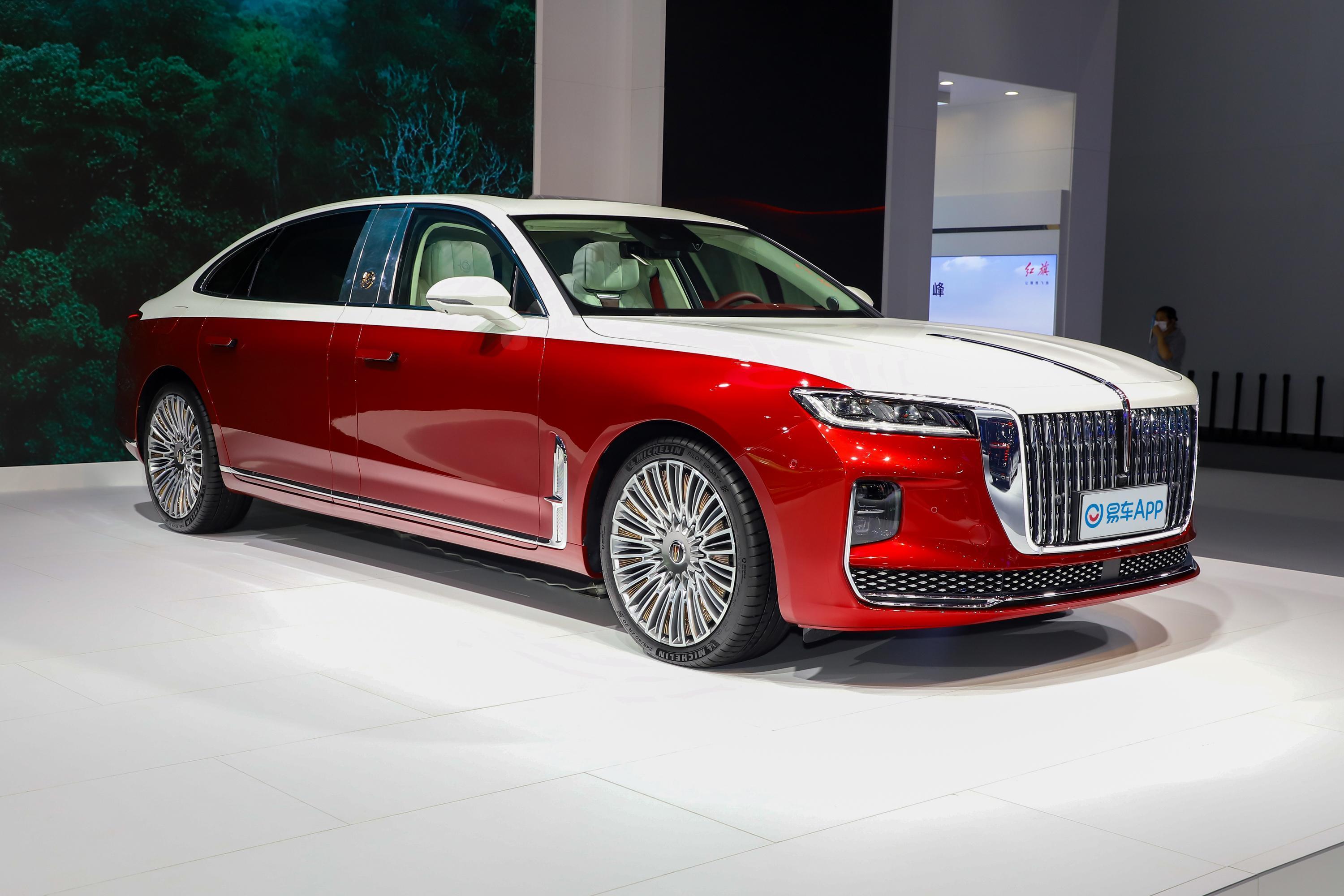 【红旗H93.0T H9+ 卓越定制版侧前45度车头向右水平图片-汽车图片大全】-易车