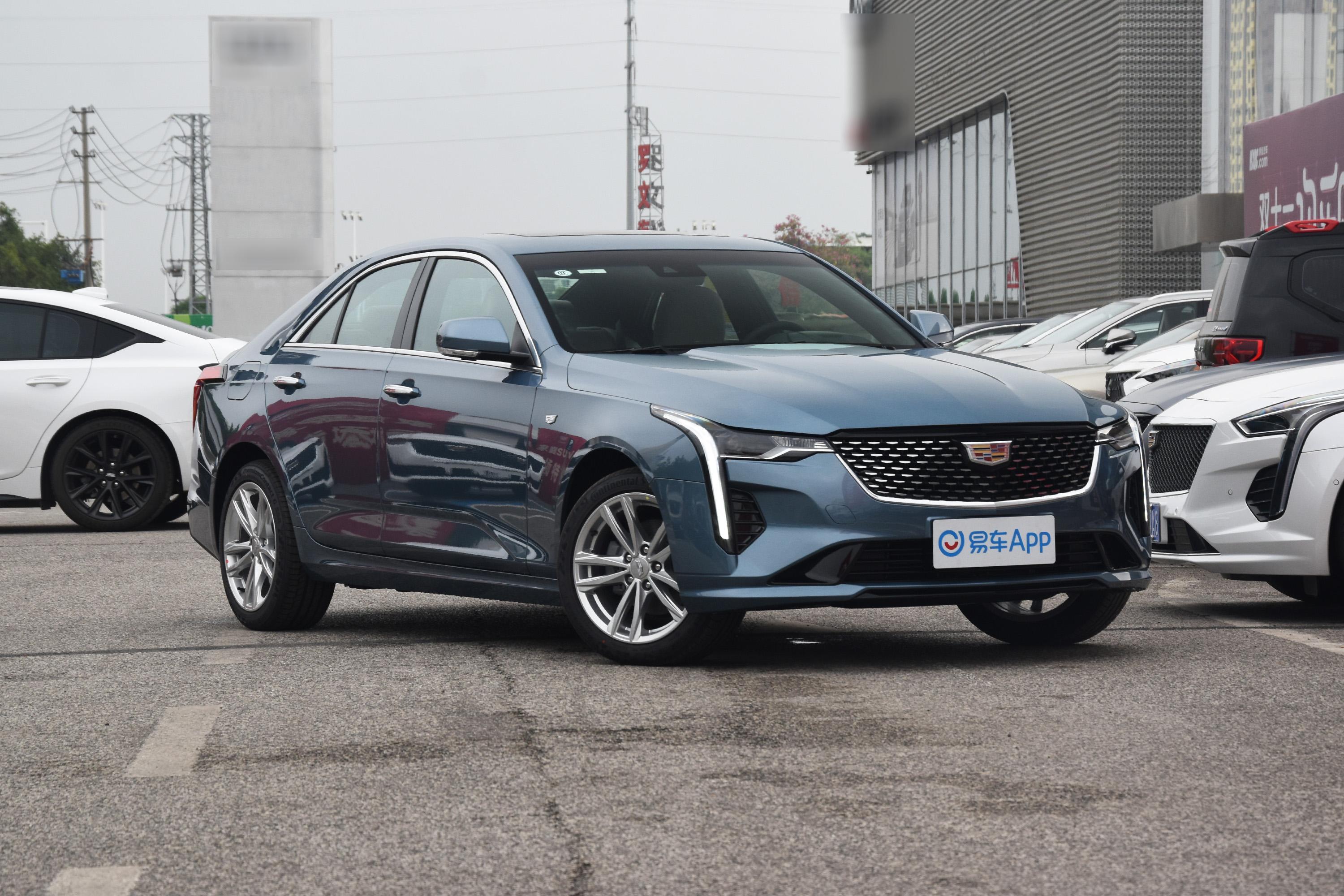 【凯迪拉克CT425T 风尚版侧前45度车头向右水平图片-汽车图片大全】-易车