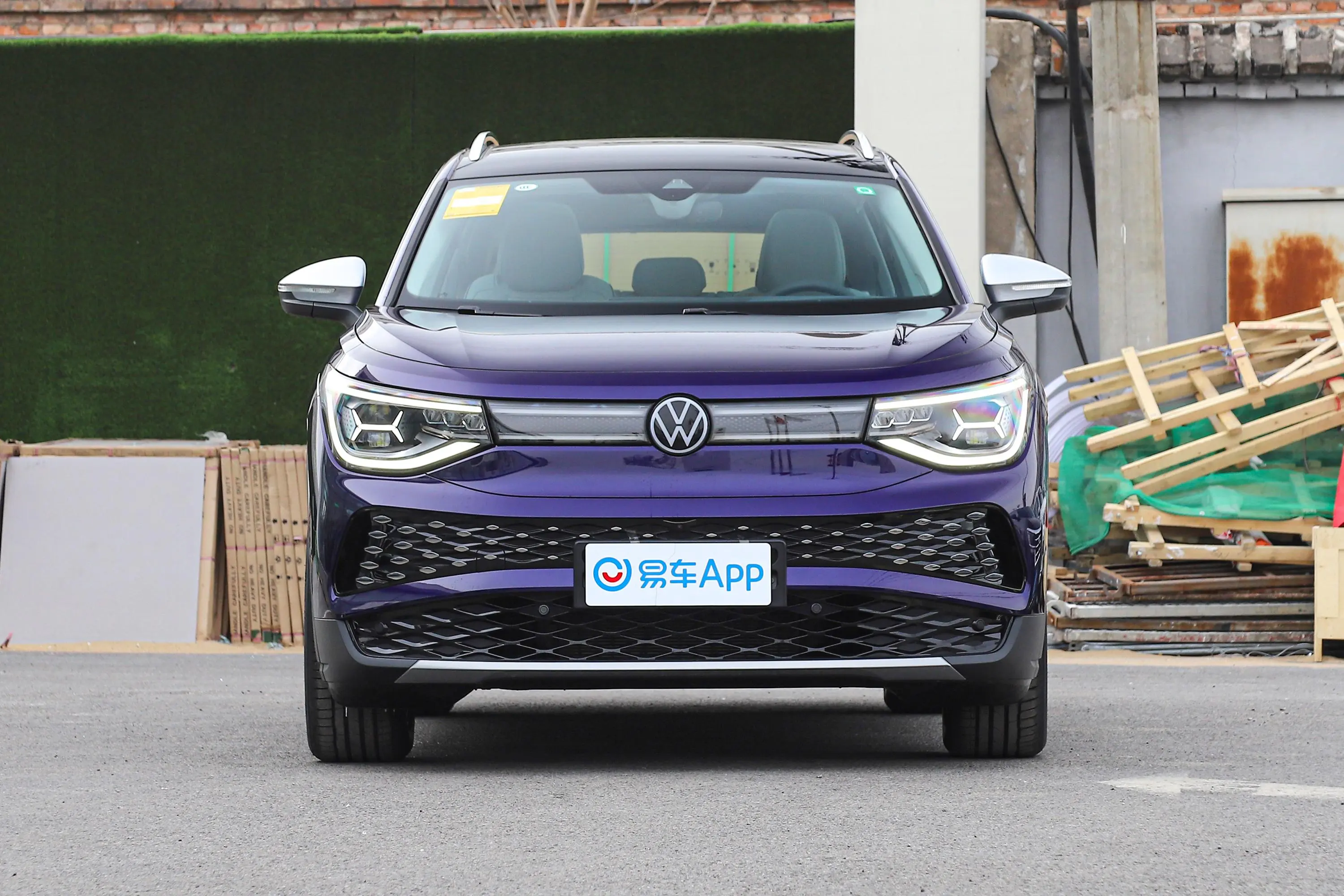 【ID.6 X617km 极智长续航版 7座正前水平图片-汽车图片大全】-易车