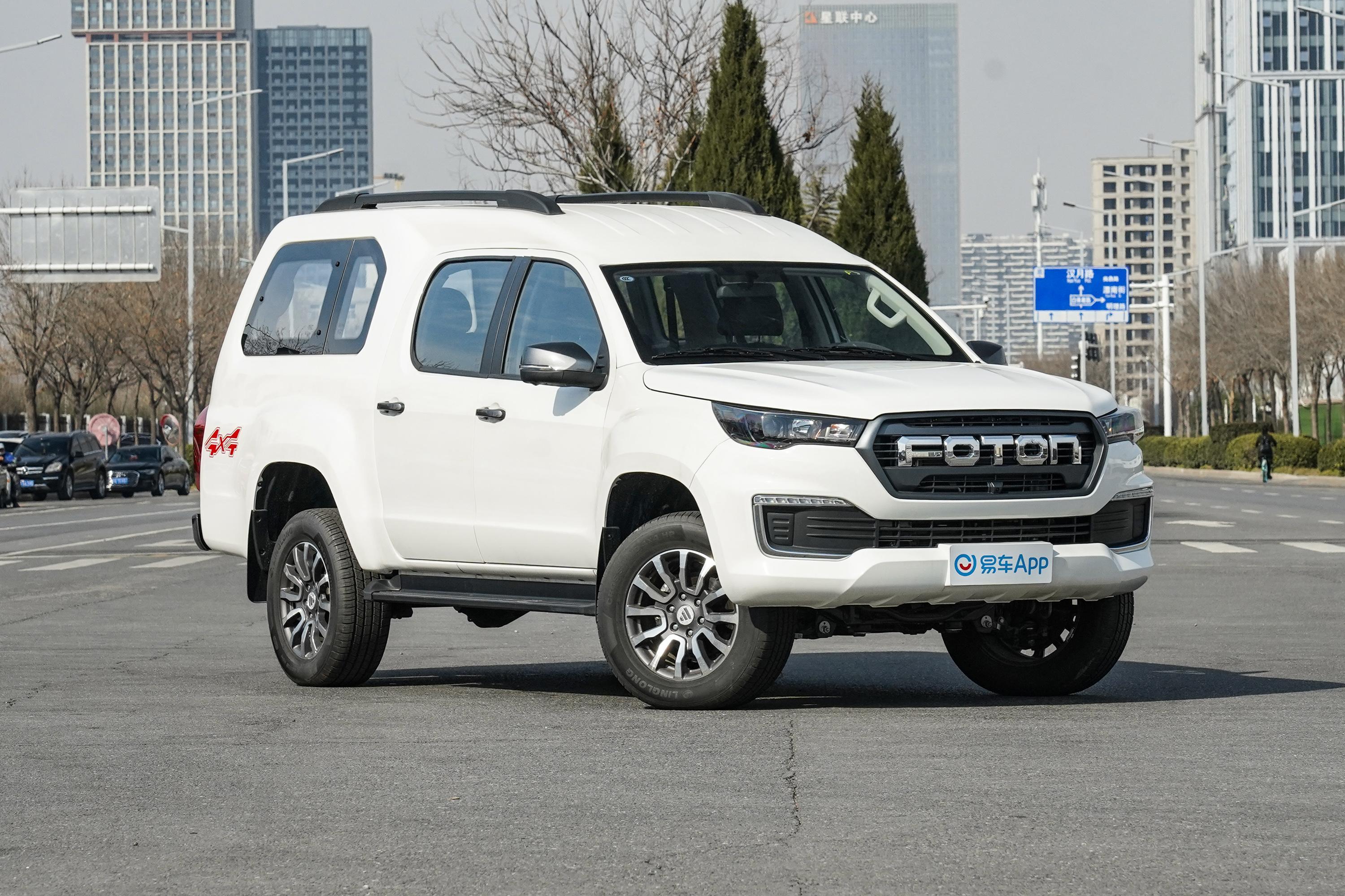 【大将军F9 SUV2.0T 自动四驱豪华型侧前45度车头向右水平图片-汽车图片大全】-易车