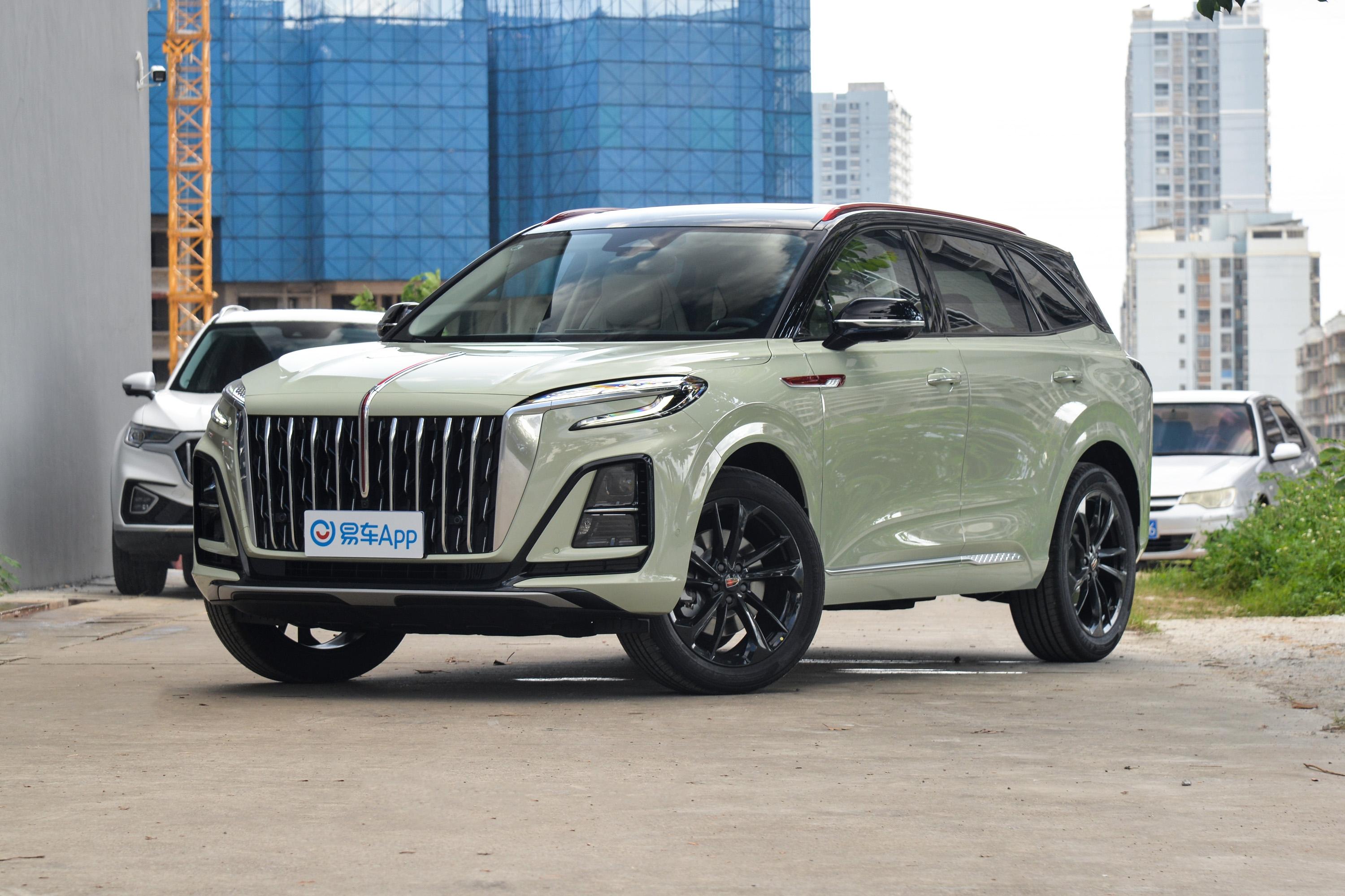 【红旗HS32.0T 自动四驱有为版侧前45度车头向左水平图片-汽车图片大全】-易车