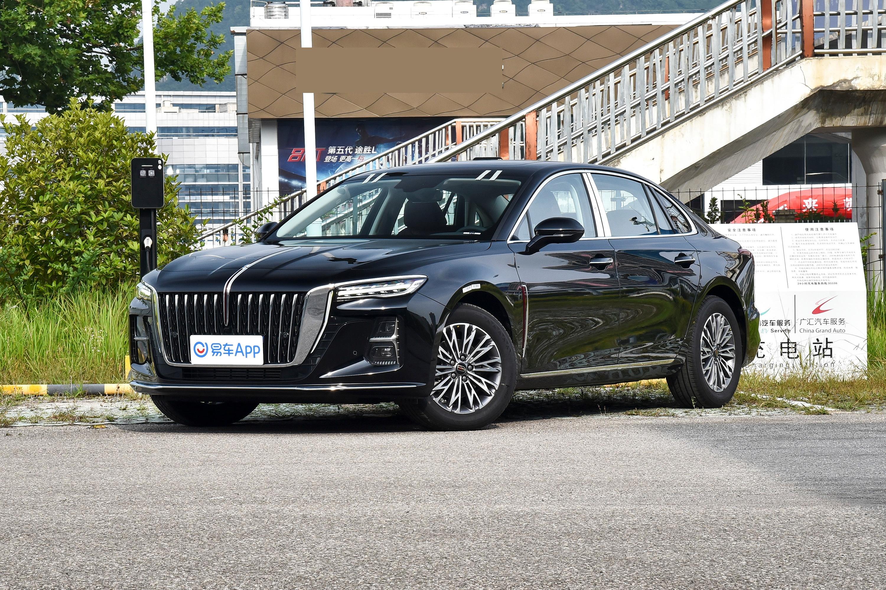 【红旗H51.5T 双离合智联旗韵版侧前45度车头向左水平图片-汽车图片大全】-易车