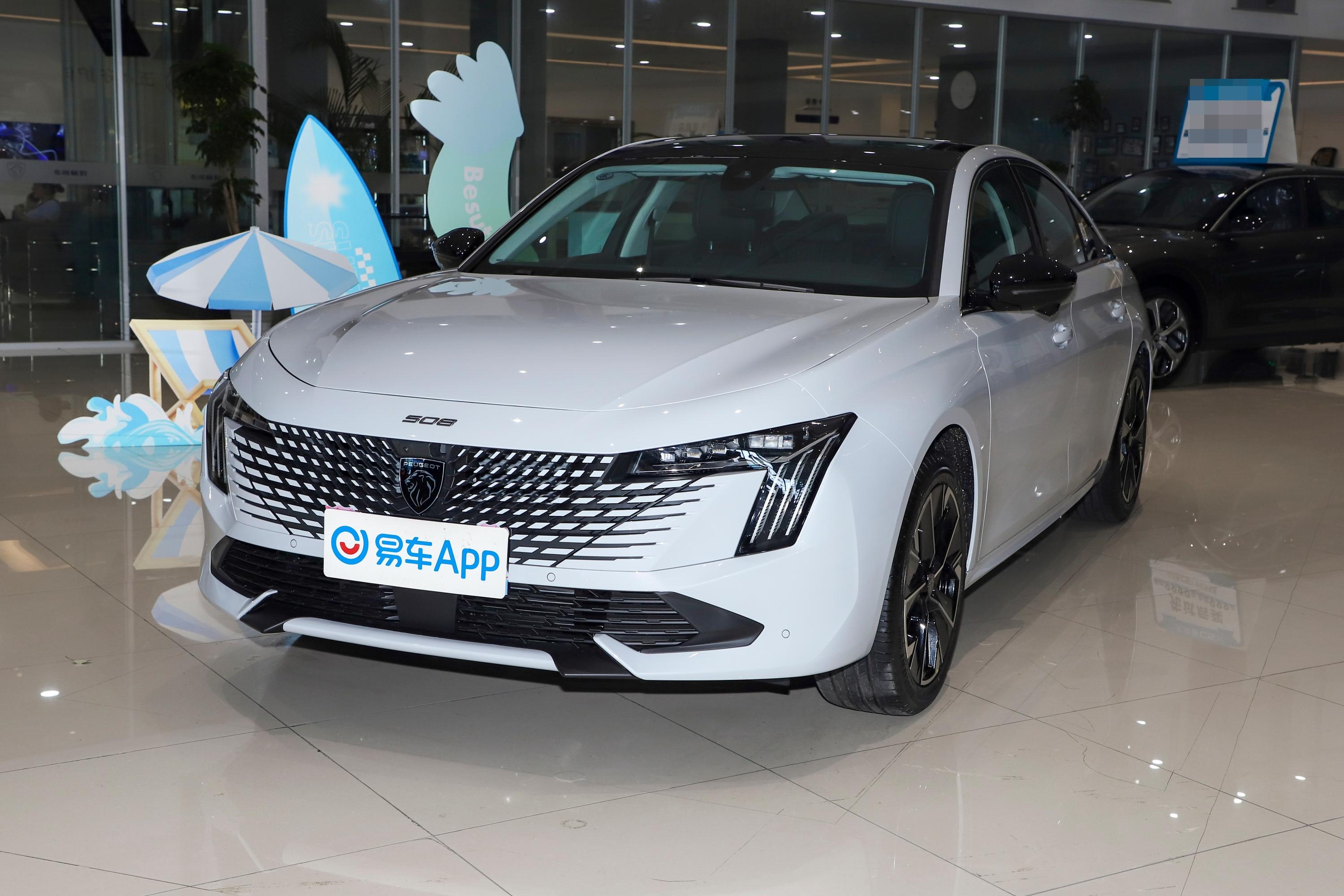 【标致508L400THP 驭动旗舰版侧前45度车头向左水平图片-汽车图片大全】-易车