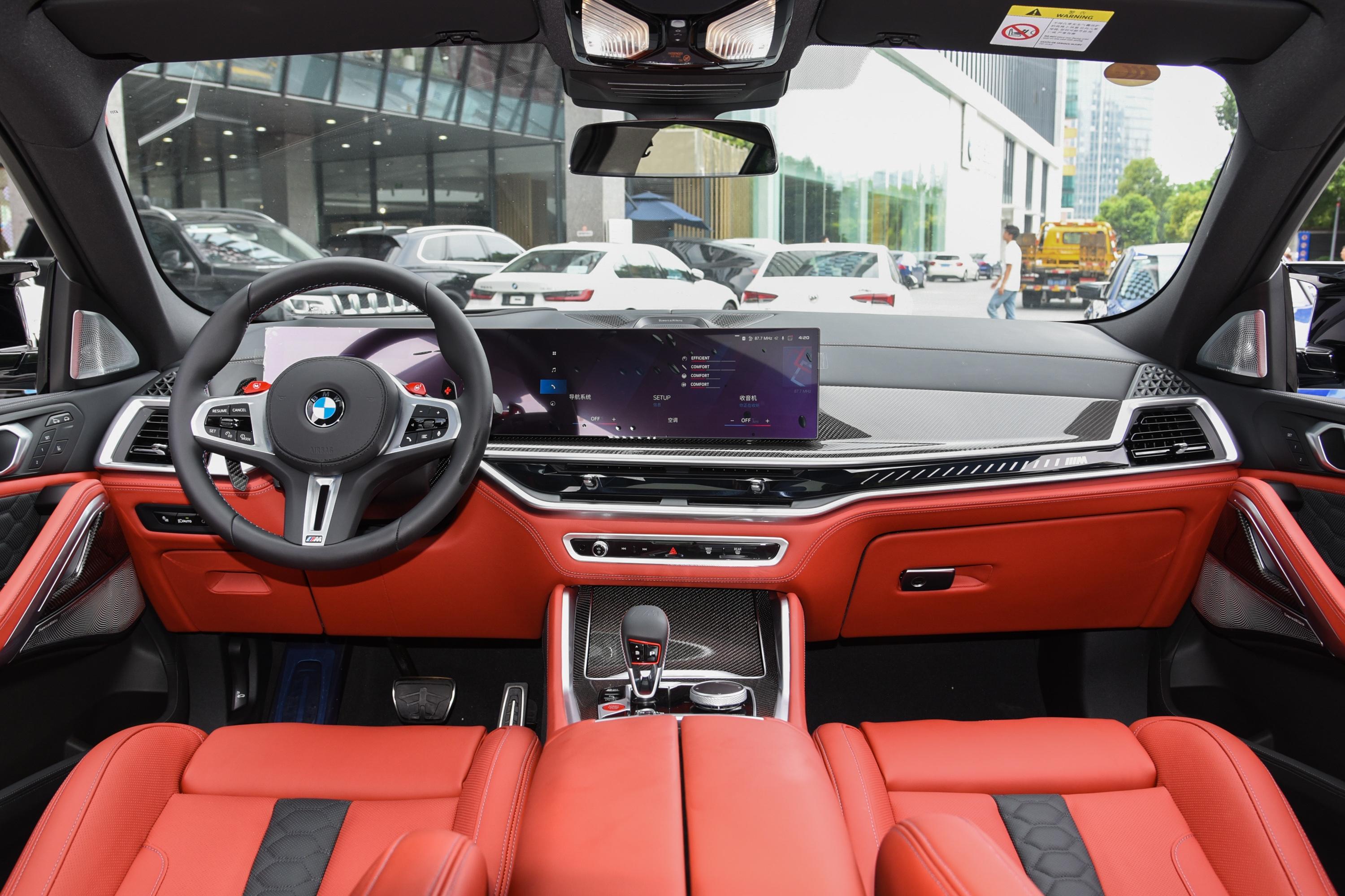 【宝马X6 MX6 M 雷霆版内饰全景正拍图片-汽车图片大全】-易车