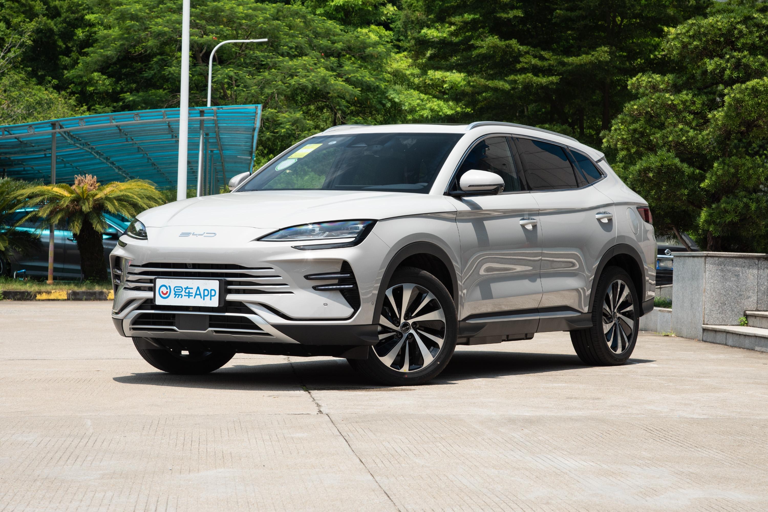 【宋PLUS新能源DM-i 冠军版 1.5L 150km 旗舰PLUS 5G侧前45度车头向左水平图片-汽车图片大全】-易车