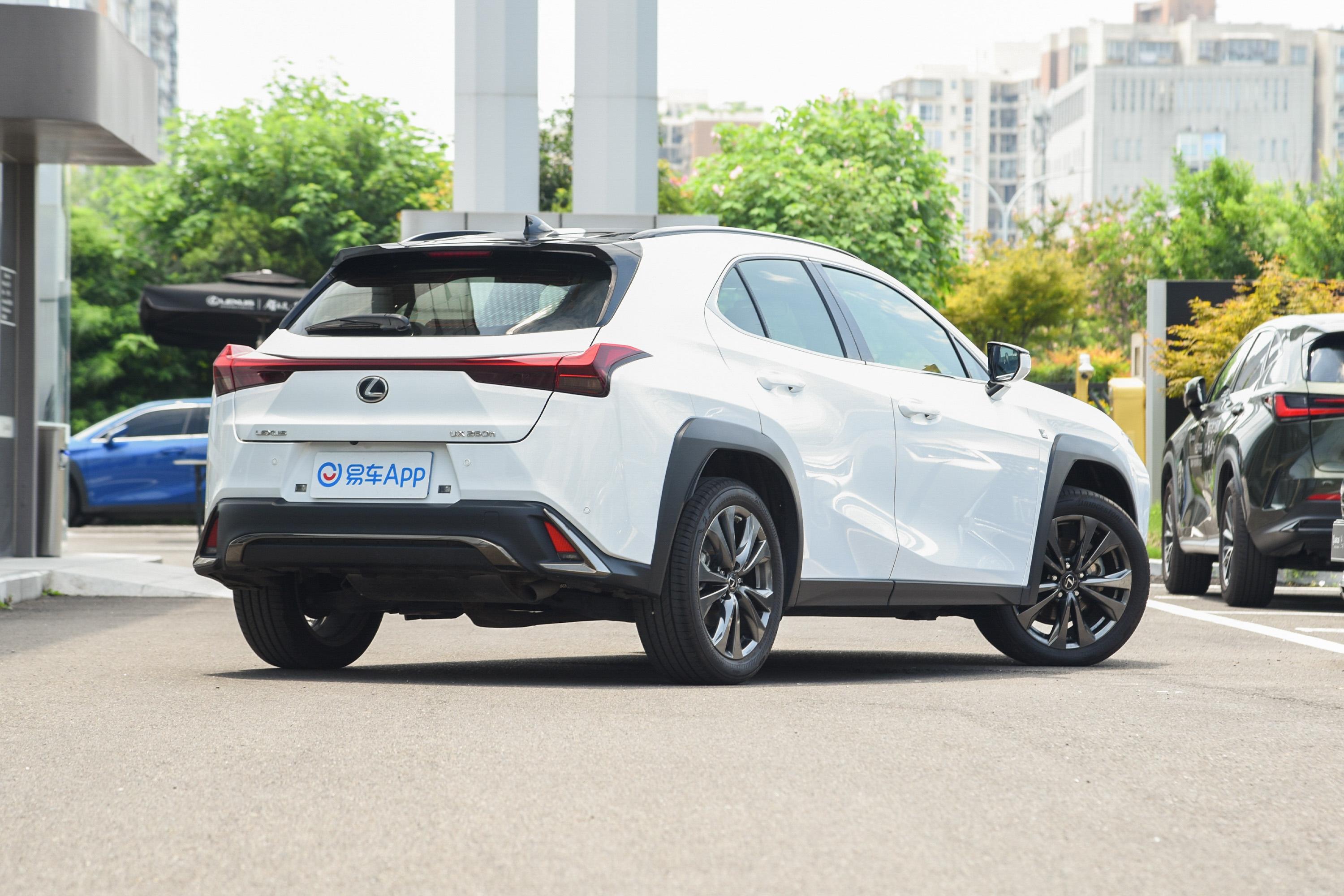 【雷克萨斯UX260h F SPORT版侧后45度车头向右水平图片-汽车图片大全】-易车