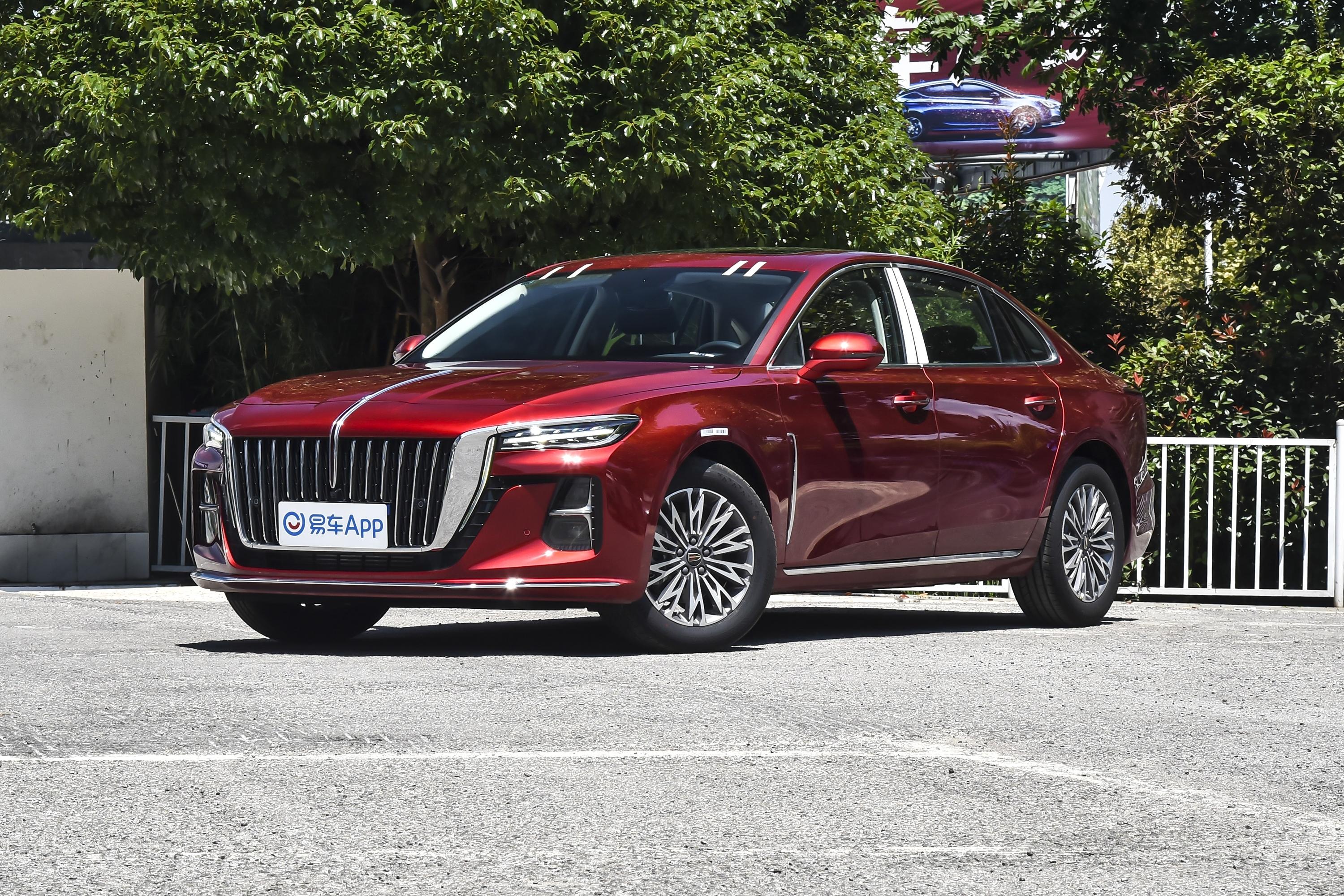 【红旗H51.5T 双离合智联旗韵版侧前45度车头向左水平图片-汽车图片大全】-易车