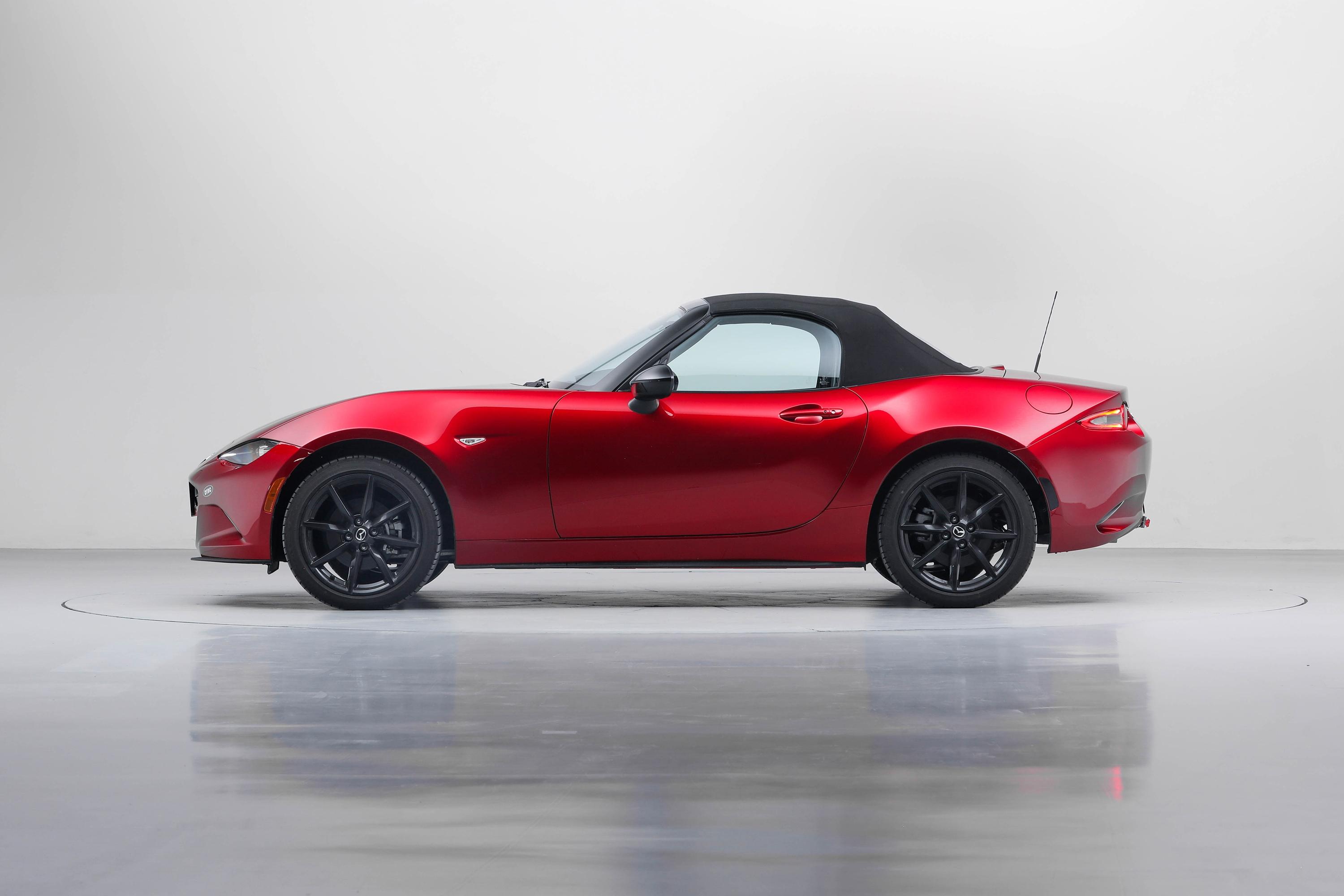 【马自达MX-5MIATA SPORT 手动 软顶敞篷版正侧车头向左水平图片-汽车图片大全】-易车