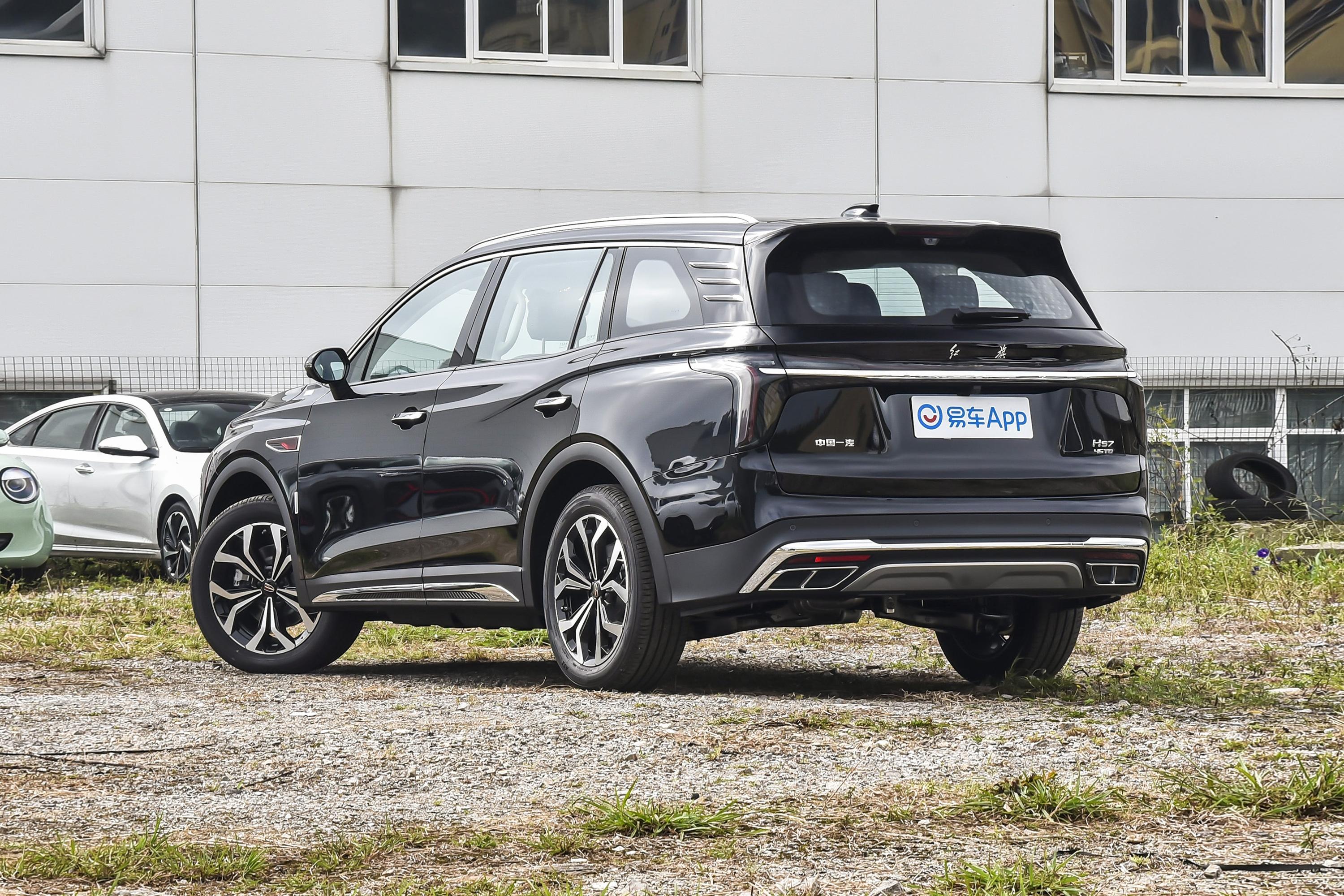 【红旗HS72.0T 两驱旗享版 7座侧后45度车头向左水平图片-汽车图片大全】-易车