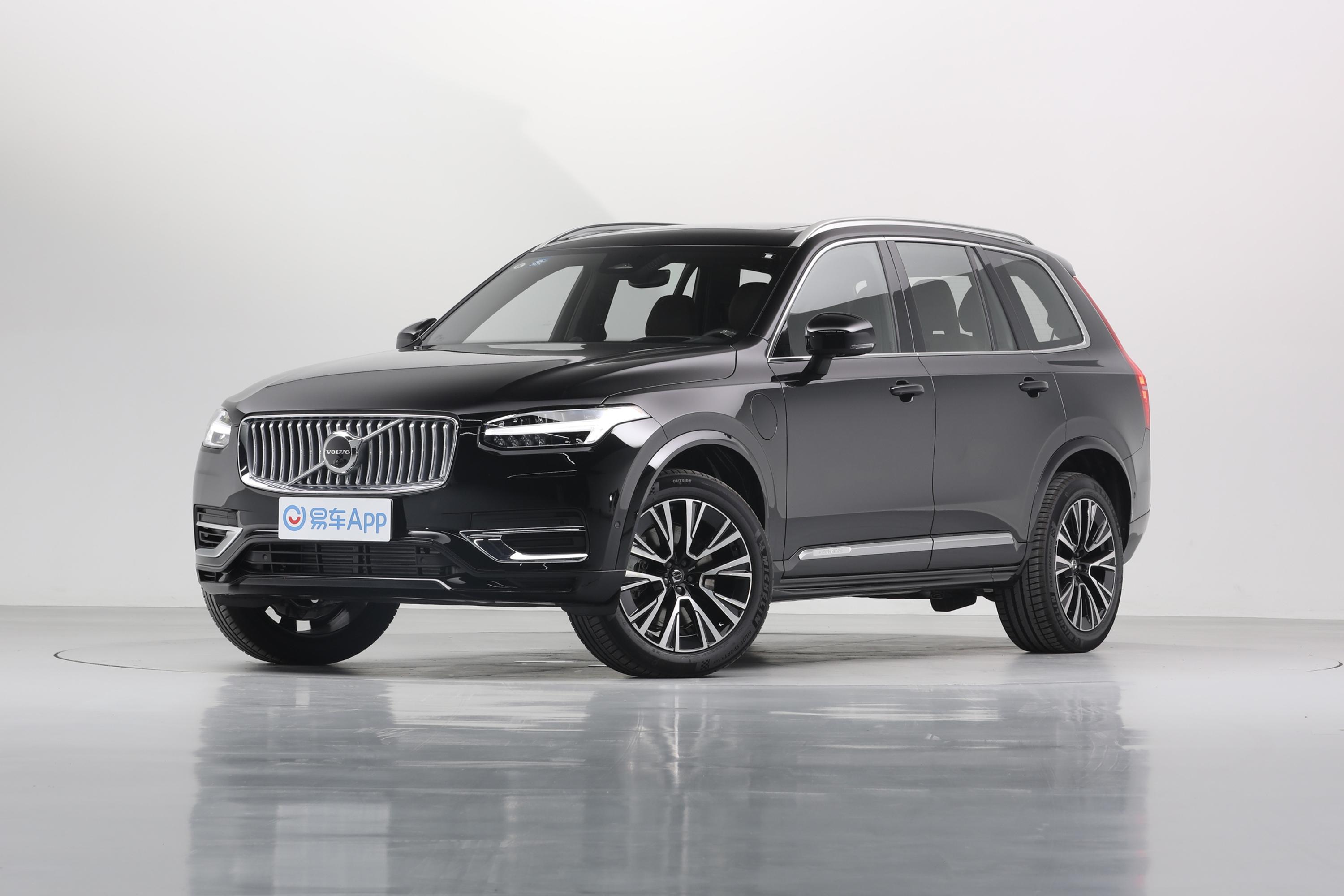 【沃尔沃XC90 插电混动2.0T 62km 长续航智尊豪华版侧前45度车头向左水平图片-汽车图片大全】-易车