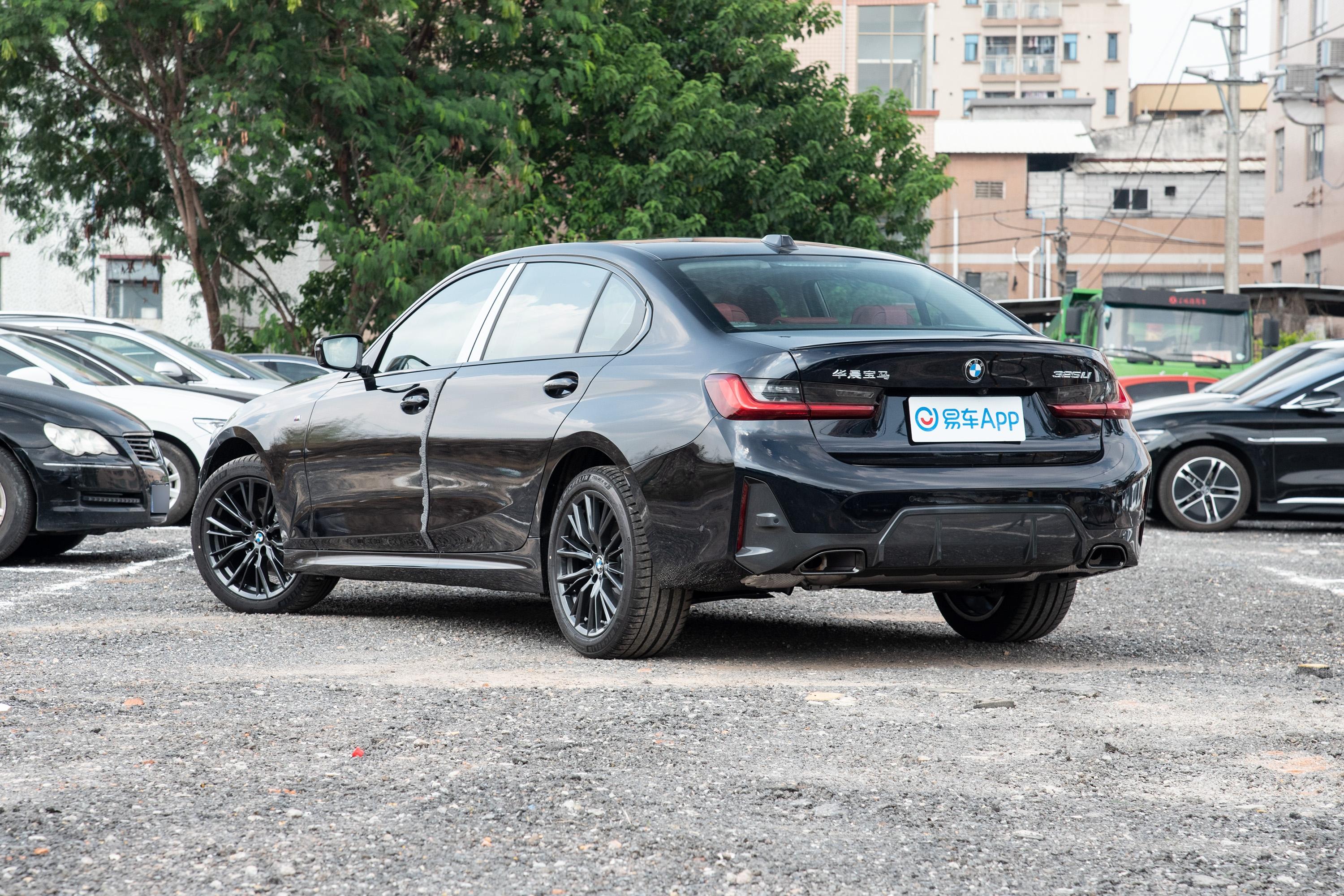 【宝马3系325Li M运动曜夜套装侧后45度车头向左水平图片-汽车图片大全】-易车