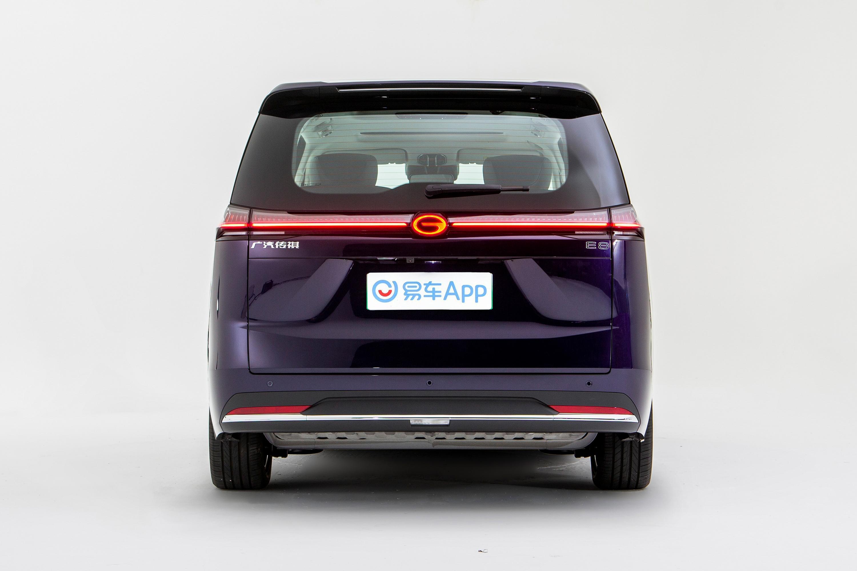 【传祺e8新能源试装车高配版正后水平图片 汽车图片大全】 易车