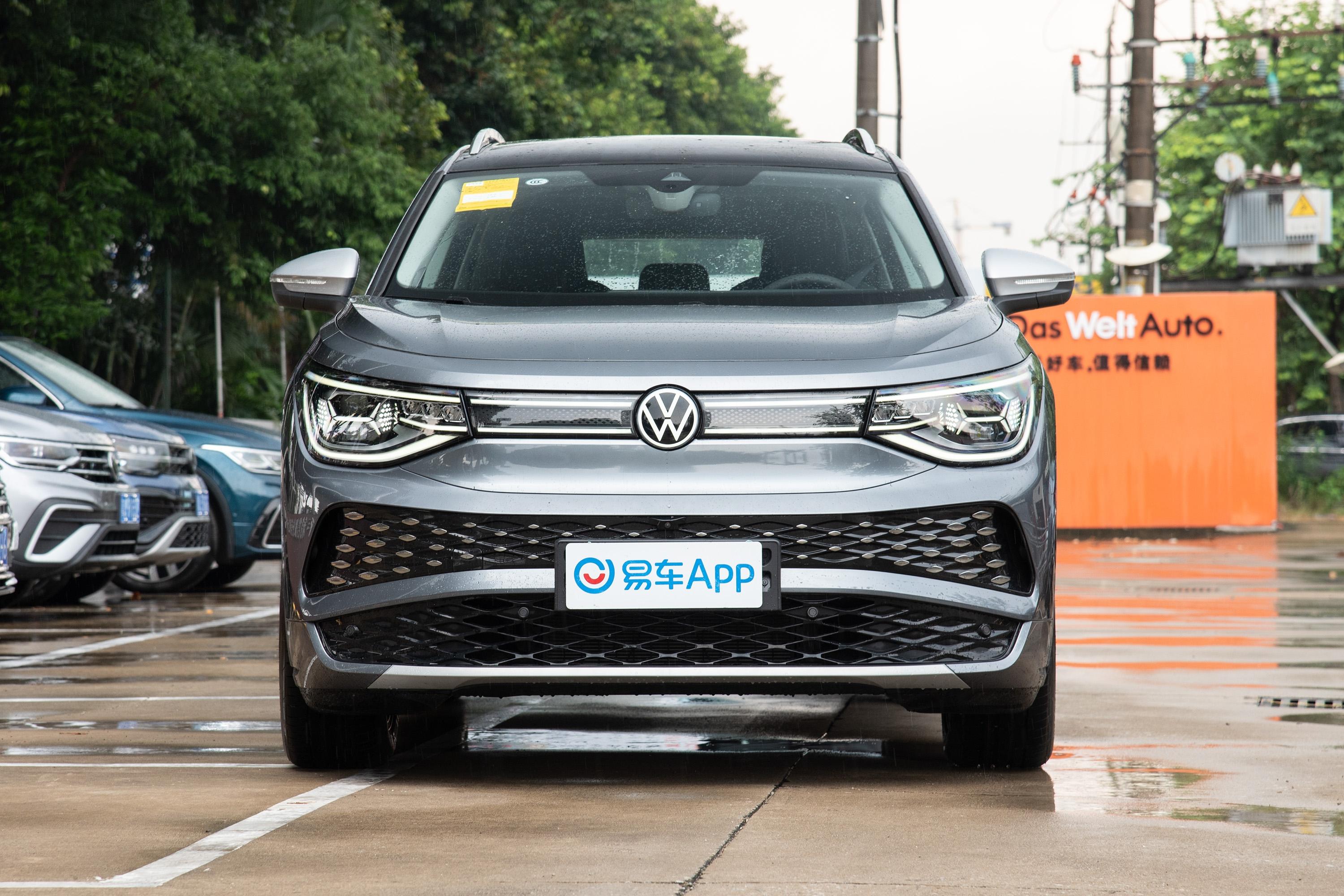 【ID.6 X升级款 617km 纯净长续航版 7座正前水平图片-汽车图片大全】-易车