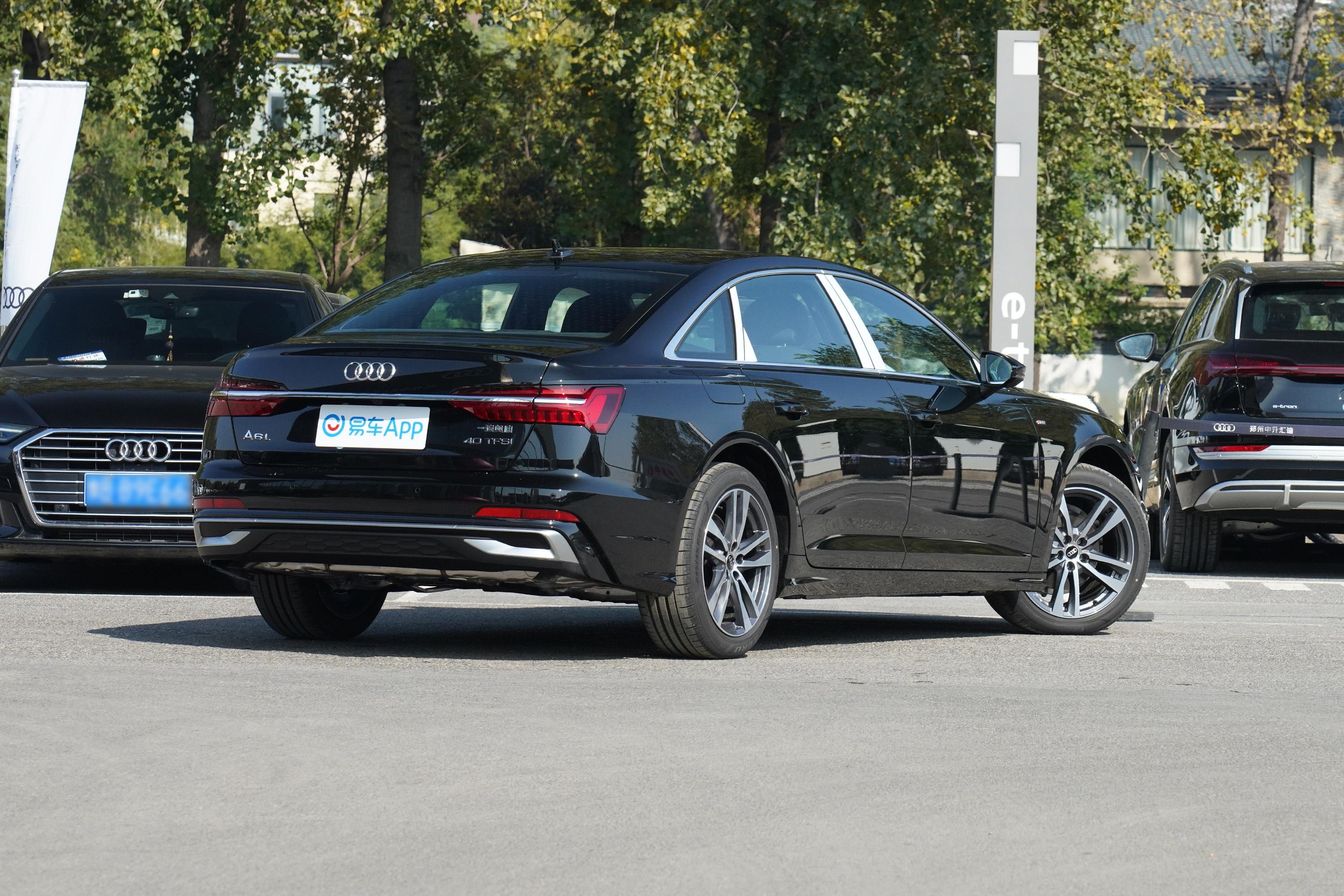 【奥迪A6L40 TFSI 豪华动感型侧后45度车头向右水平图片-汽车图片大全】-易车
