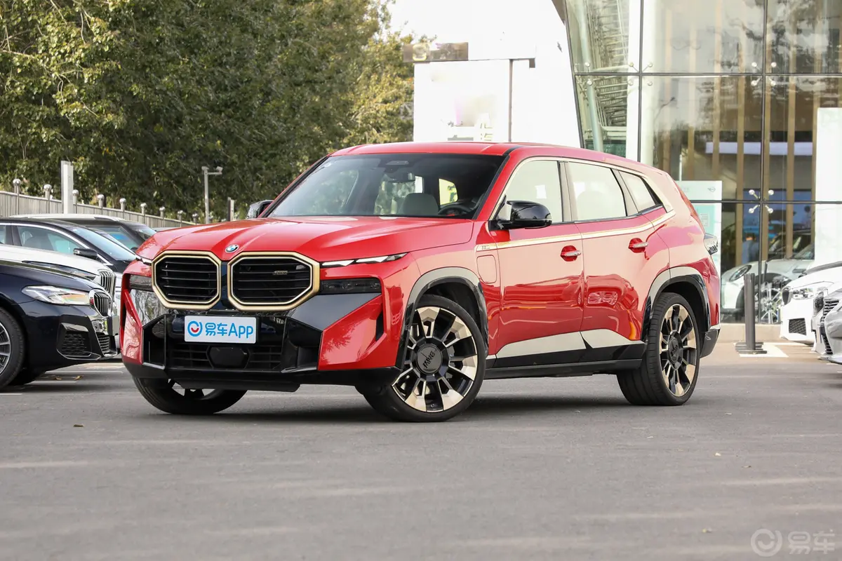 【宝马XM4.4T 78km 标准版侧前45度车头向左水平图片-汽车图片大全】-易车