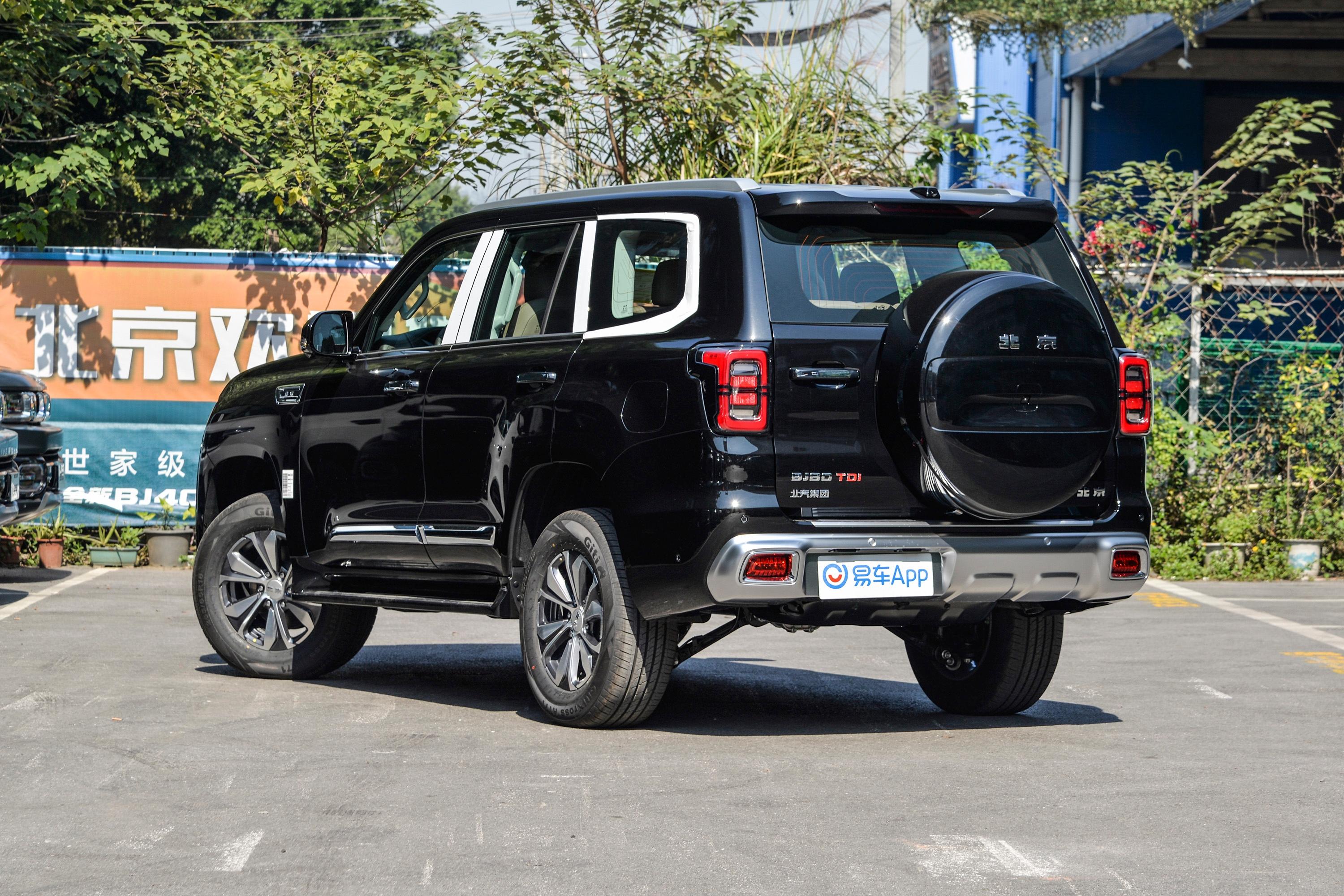 【北京越野BJ602.0T 千里版 7座 柴油侧后45度车头向左水平图片-汽车图片大全】-易车