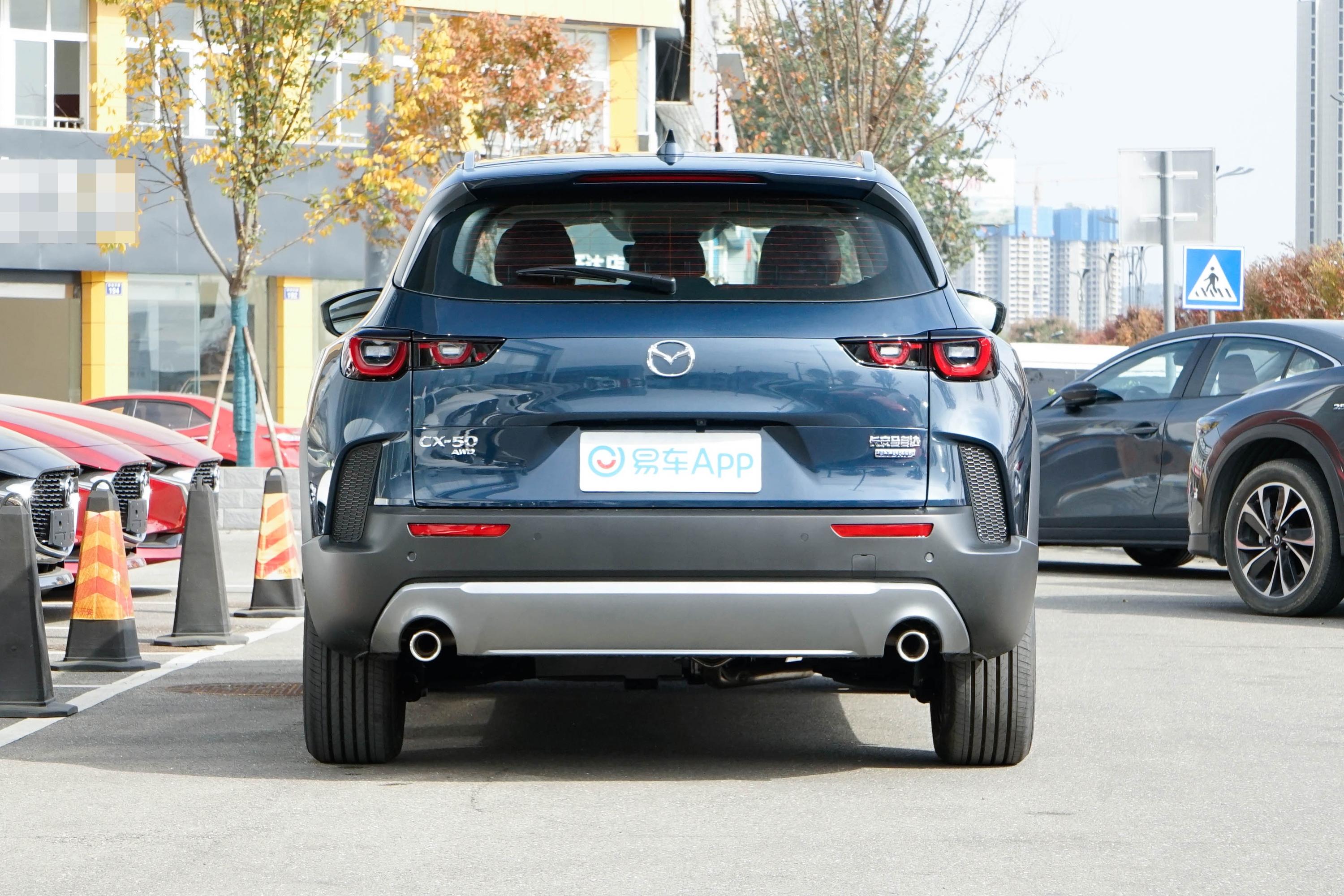 【马自达CX-50 行也HEV 2.5L 四驱尊行版正后水平图片-汽车图片大全】-易车