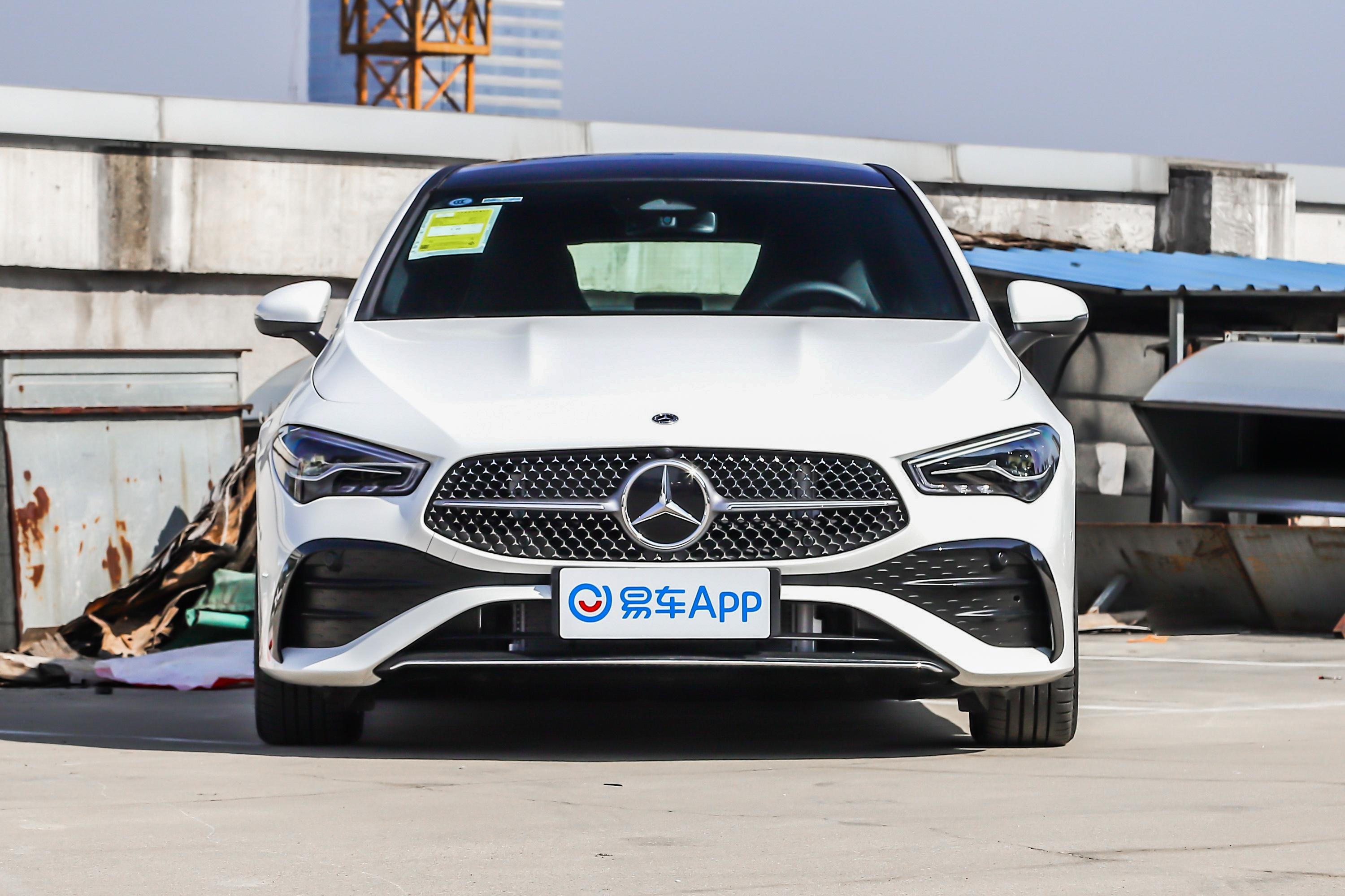 【奔驰CLA级CLA 200 五门猎跑车正前水平图片-汽车图片大全】-易车