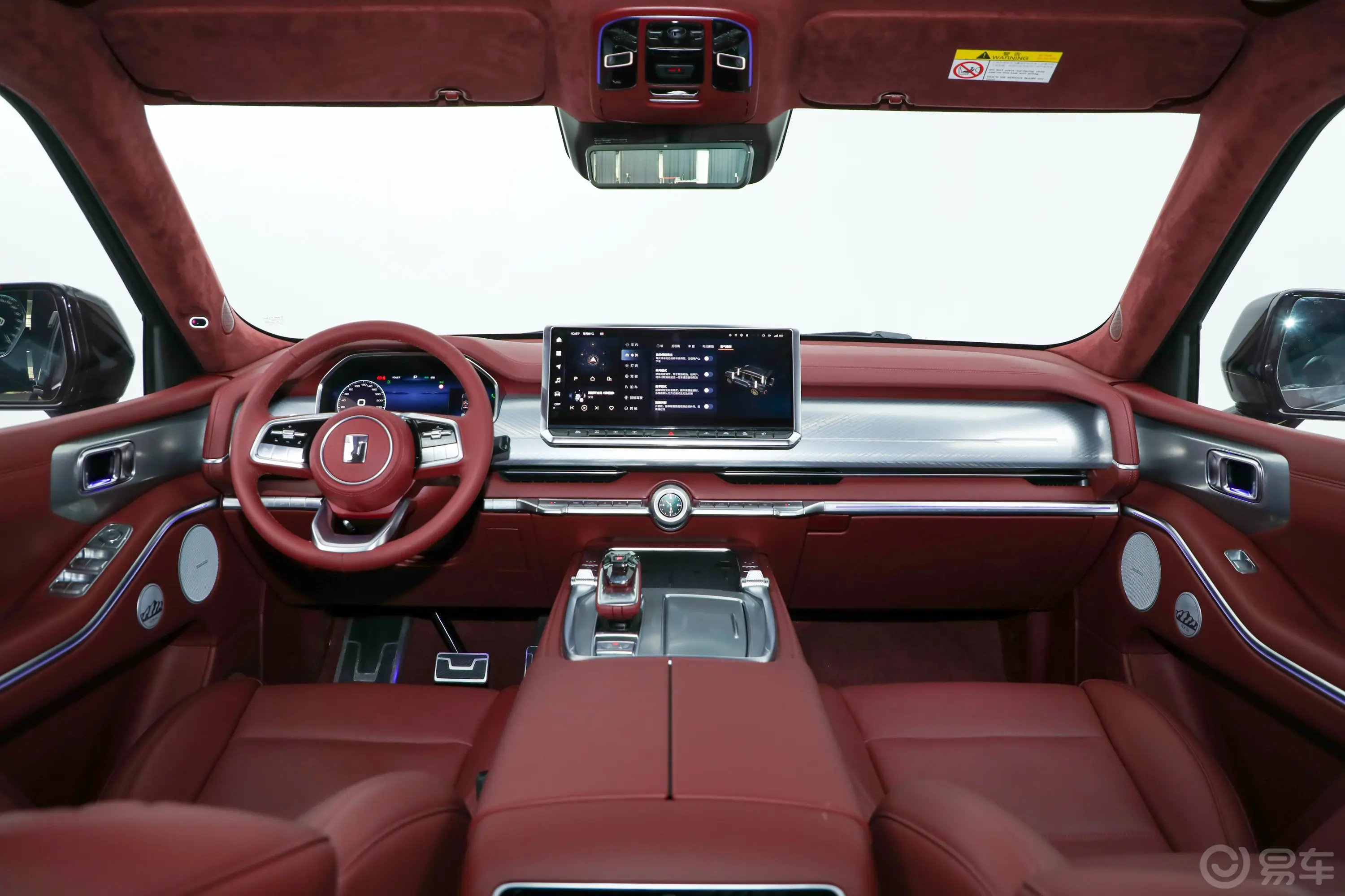 【坦克700新能源3.0T Hi4-T 限定版内饰全景正拍图片-汽车图片大全】-易车