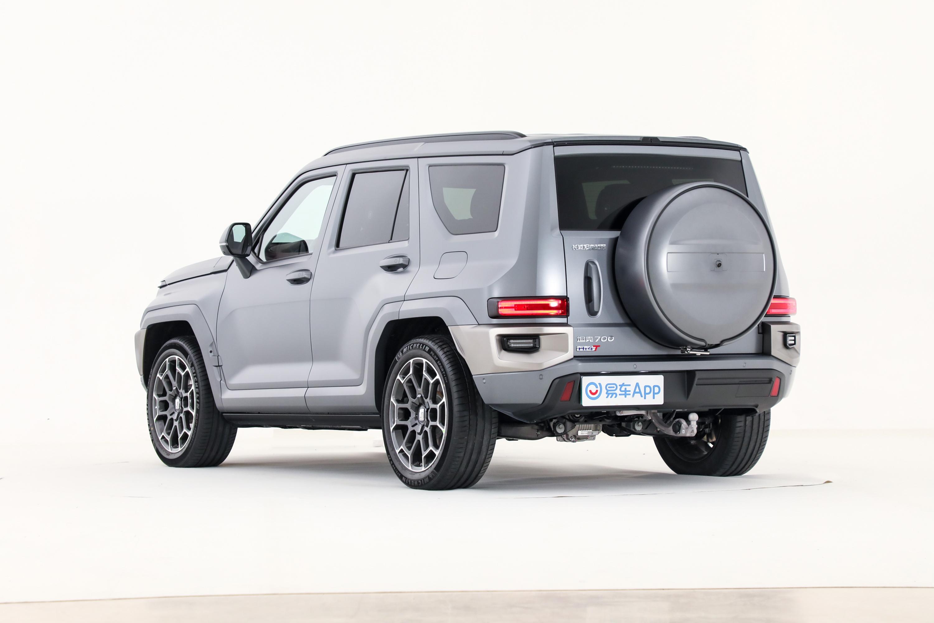 【坦克700新能源3.0T Hi4-T 极境版侧后45度车头向左水平图片-汽车图片大全】-易车