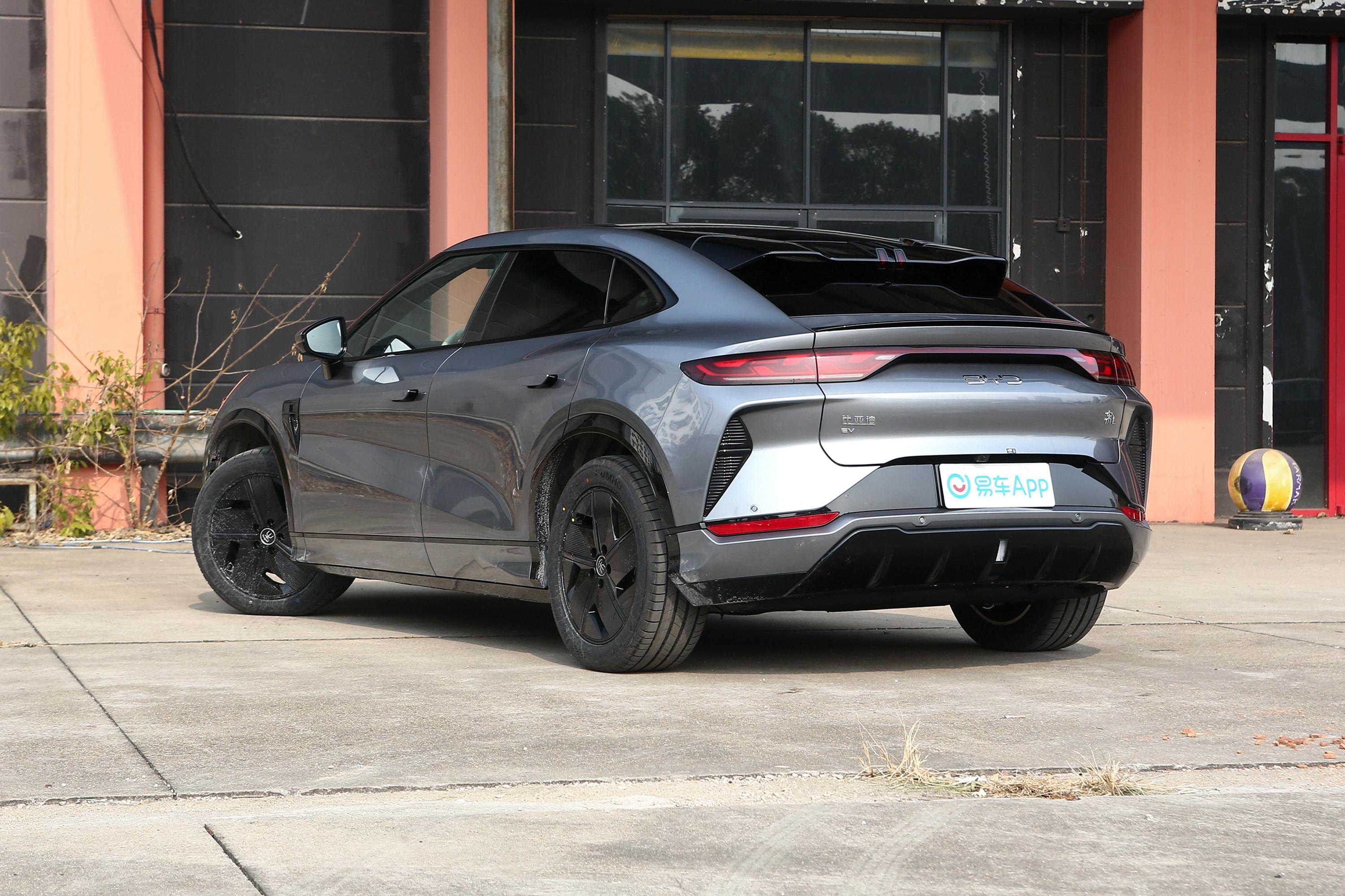 【宋L EV550km 后驱超越型侧后45度车头向左水平图片-汽车图片大全】-易车