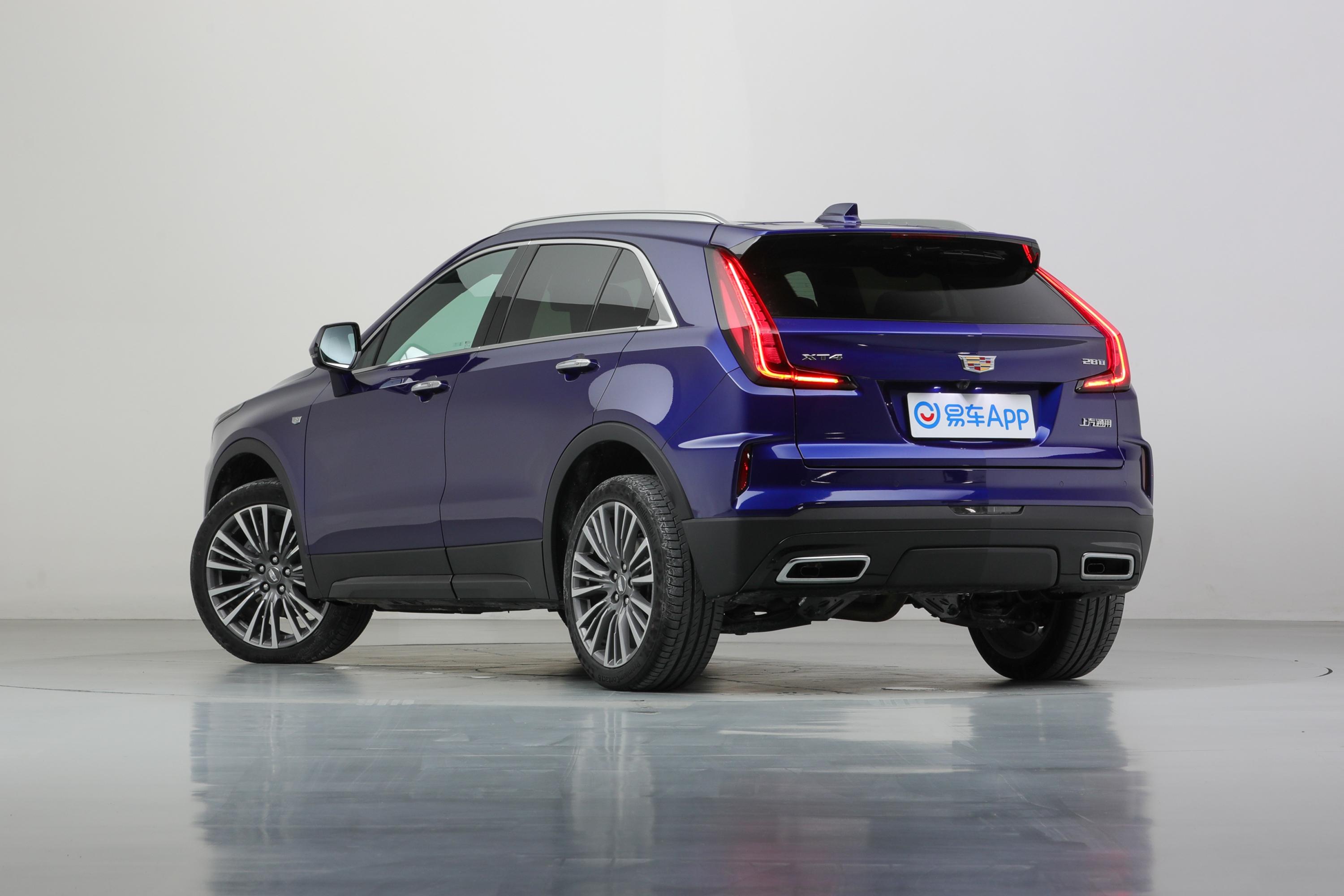 【凯迪拉克XT428T 两驱尊贵型侧后45度车头向左水平图片-汽车图片大全】-易车