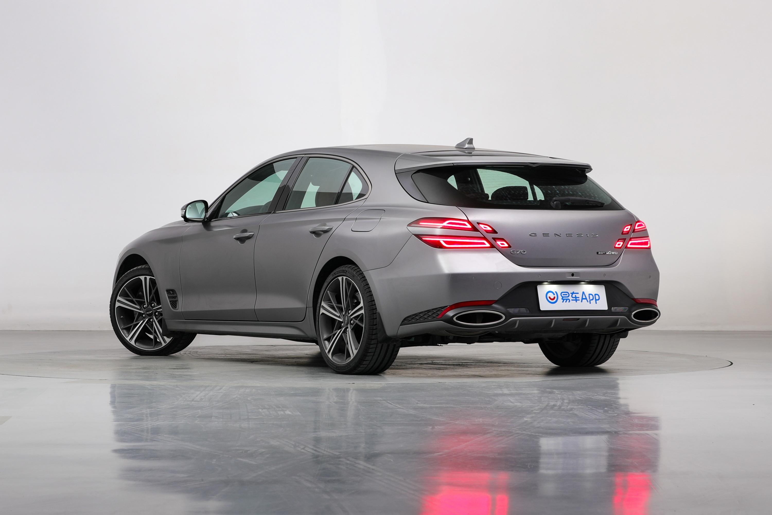 【捷尼赛思G70猎型版 2.0T 四驱旗舰版侧后45度车头向左水平图片-汽车图片大全】-易车