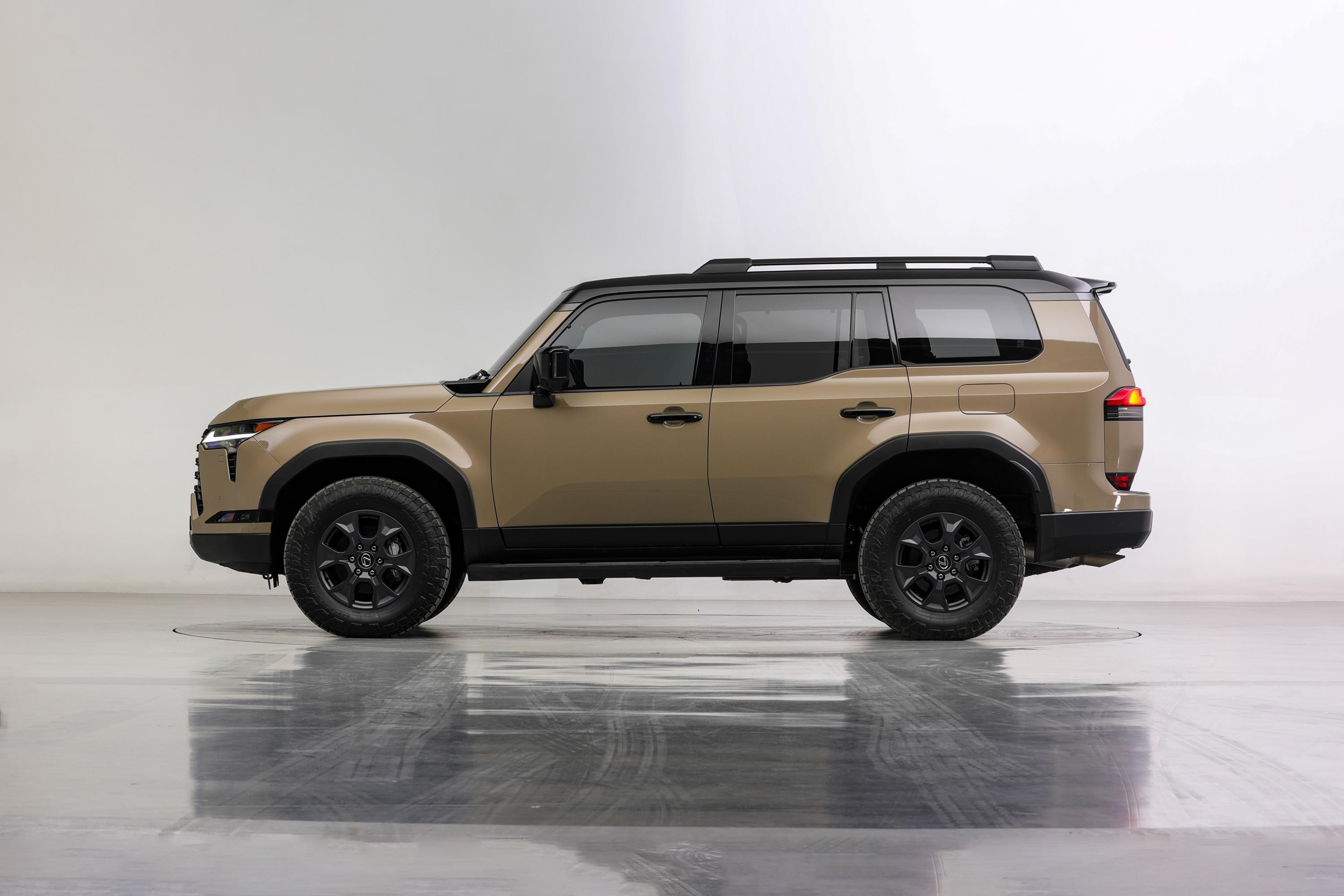 【雷克萨斯GX550h OVERTRAIL远峰版 5座正侧车头向左水平图片-汽车图片大全】-易车