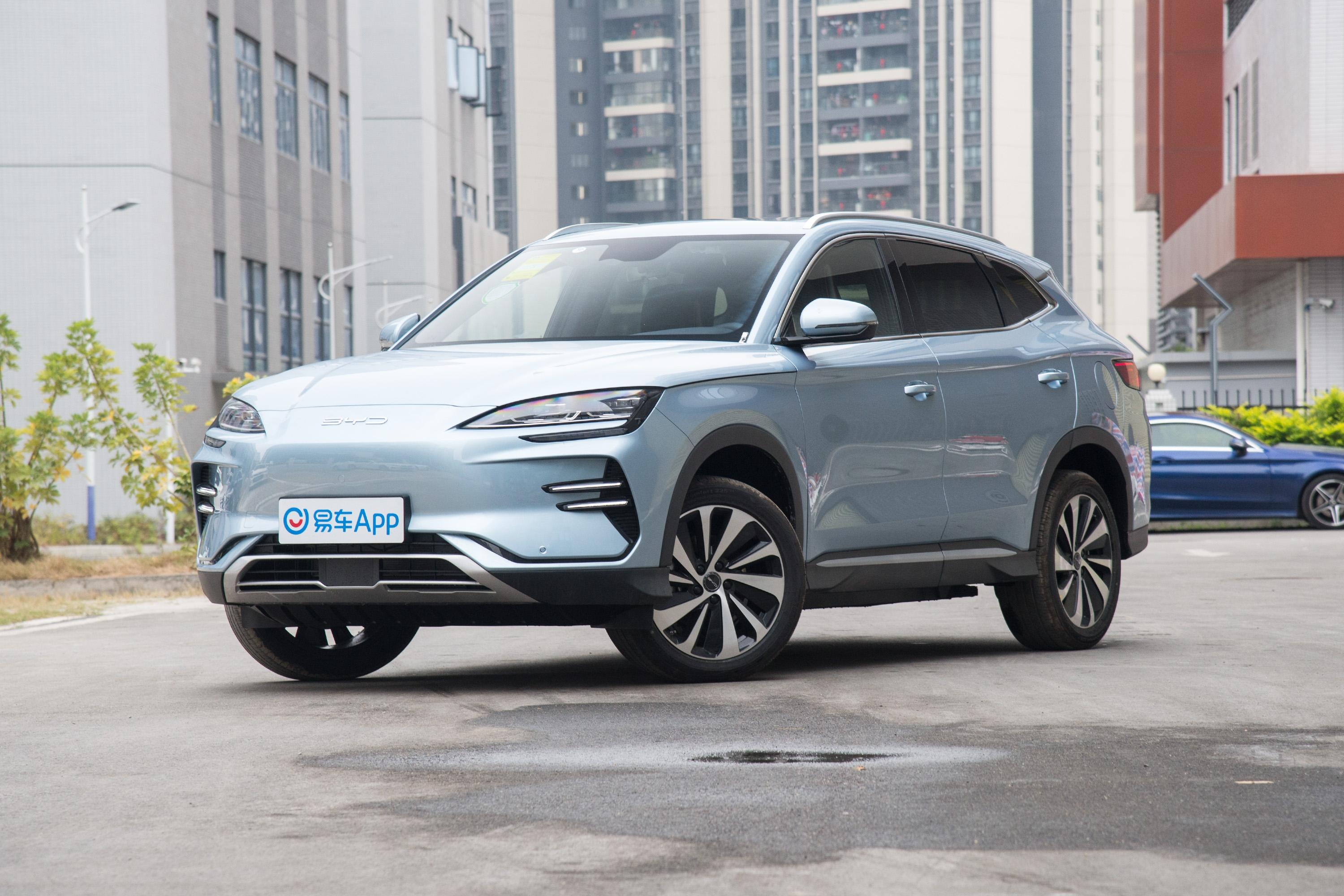 【宋PLUSEV 荣耀版 520km 豪华型侧前45度车头向左水平图片-汽车图片大全】-易车