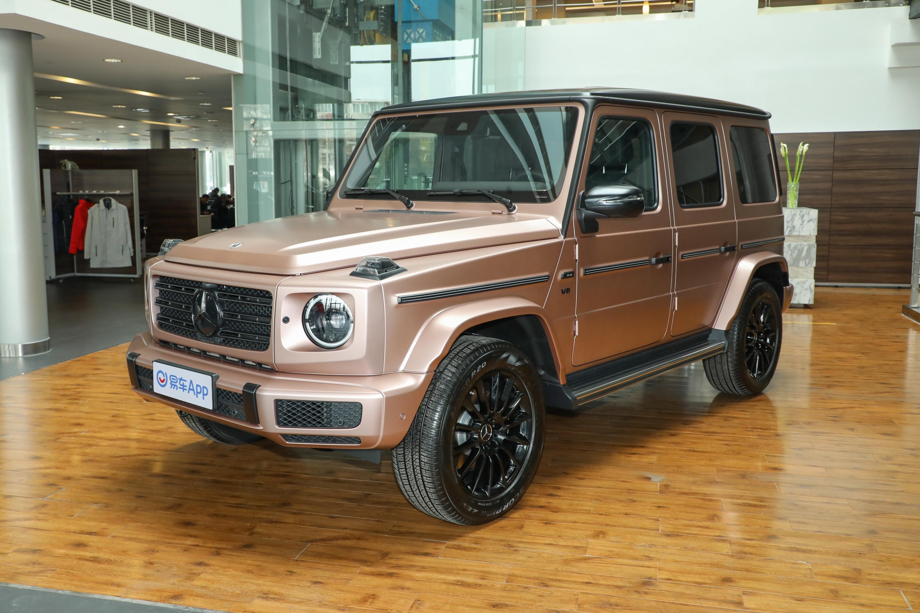 【奔驰G级G 500 璀璨传奇特别版侧前45度车头向左水平图片-汽车图片大全】-易车