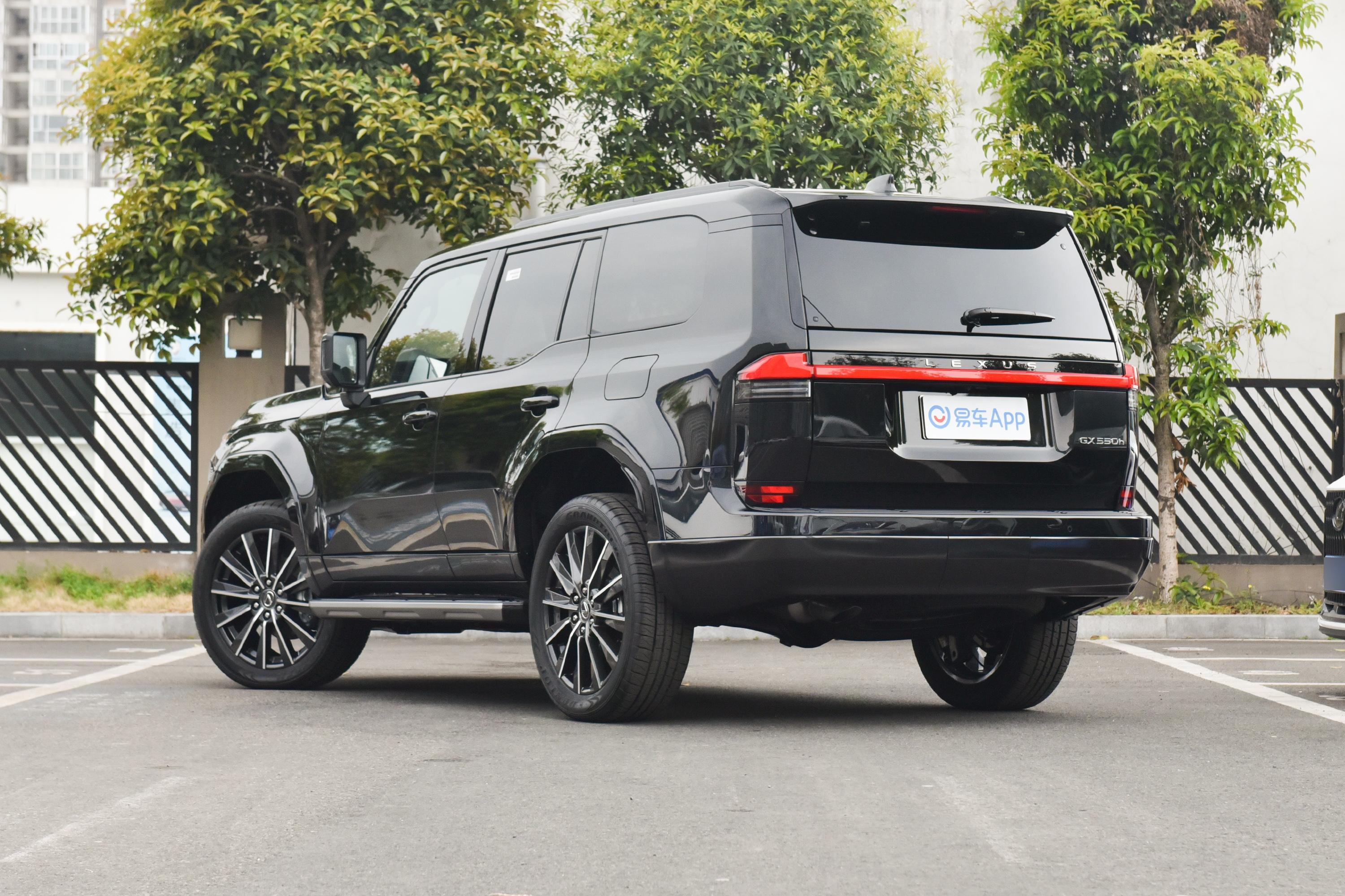 【雷克萨斯GX550h 凌峰版 5座侧后45度车头向左水平图片-汽车图片大全】-易车