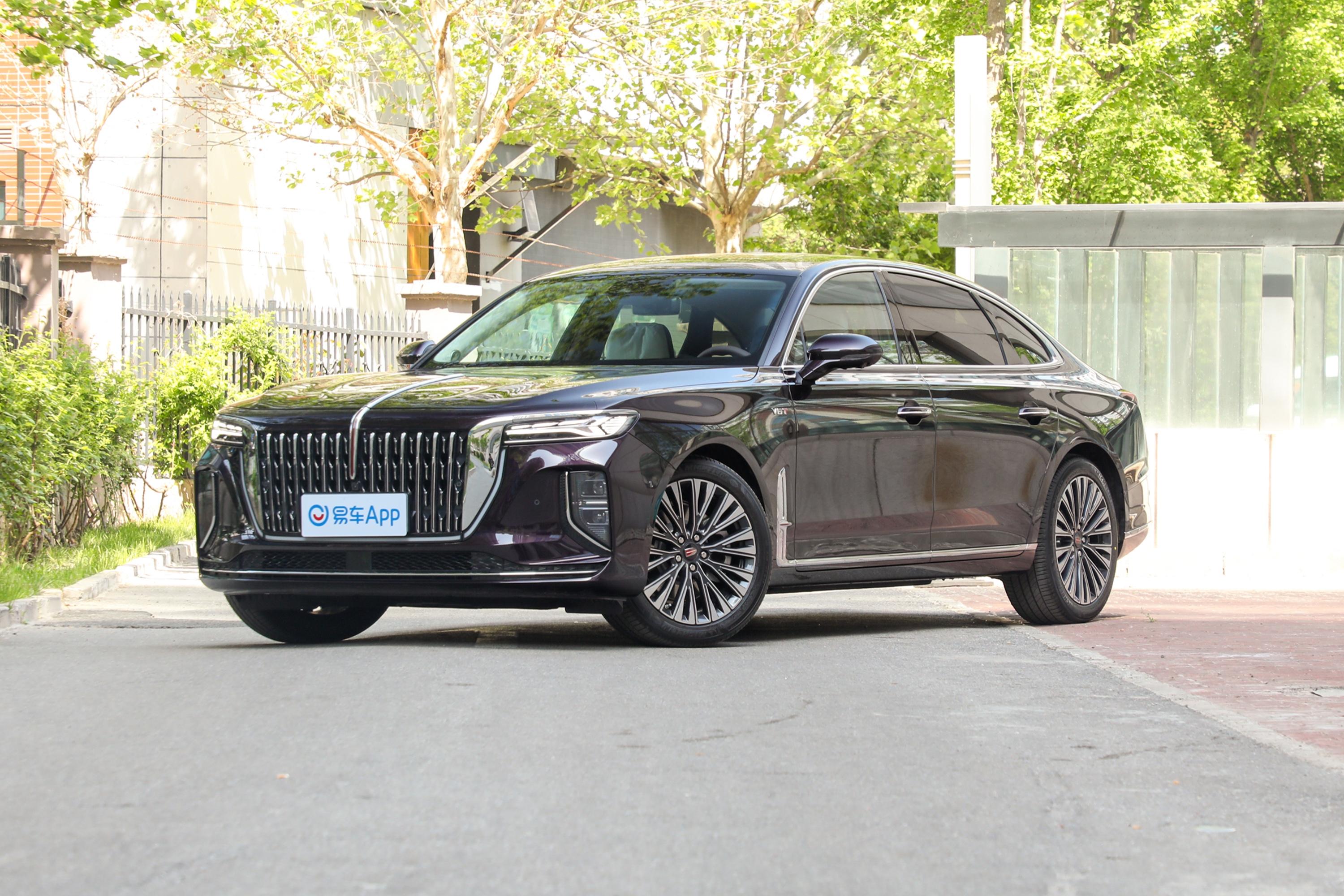 【红旗H93.0T 两驱旗畅豪华商务版 5座侧前45度车头向左水平图片-汽车图片大全】-易车