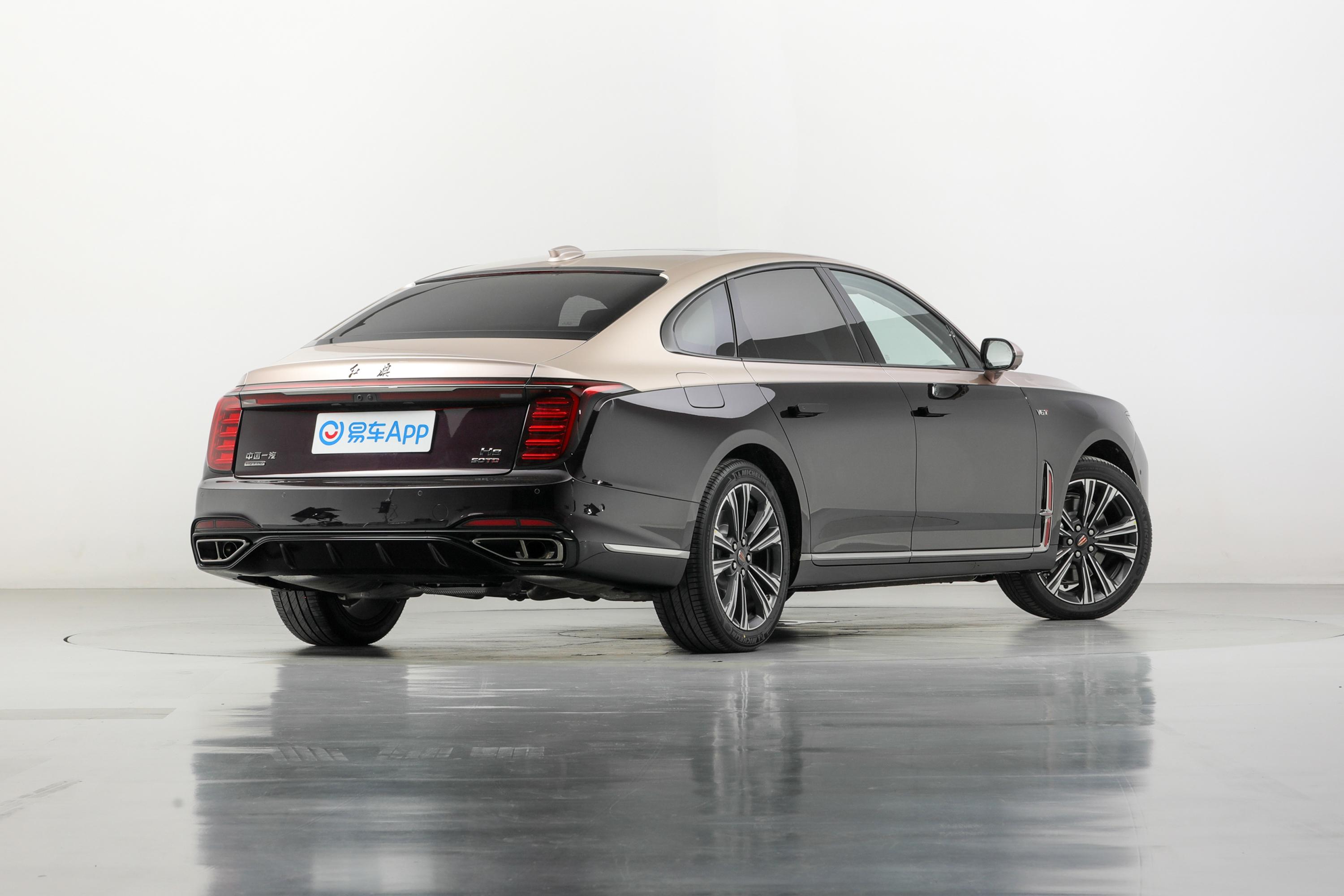 【红旗H93.0T 四驱旗领私享风尚版 4座侧后45度车头向右水平图片-汽车图片大全】-易车