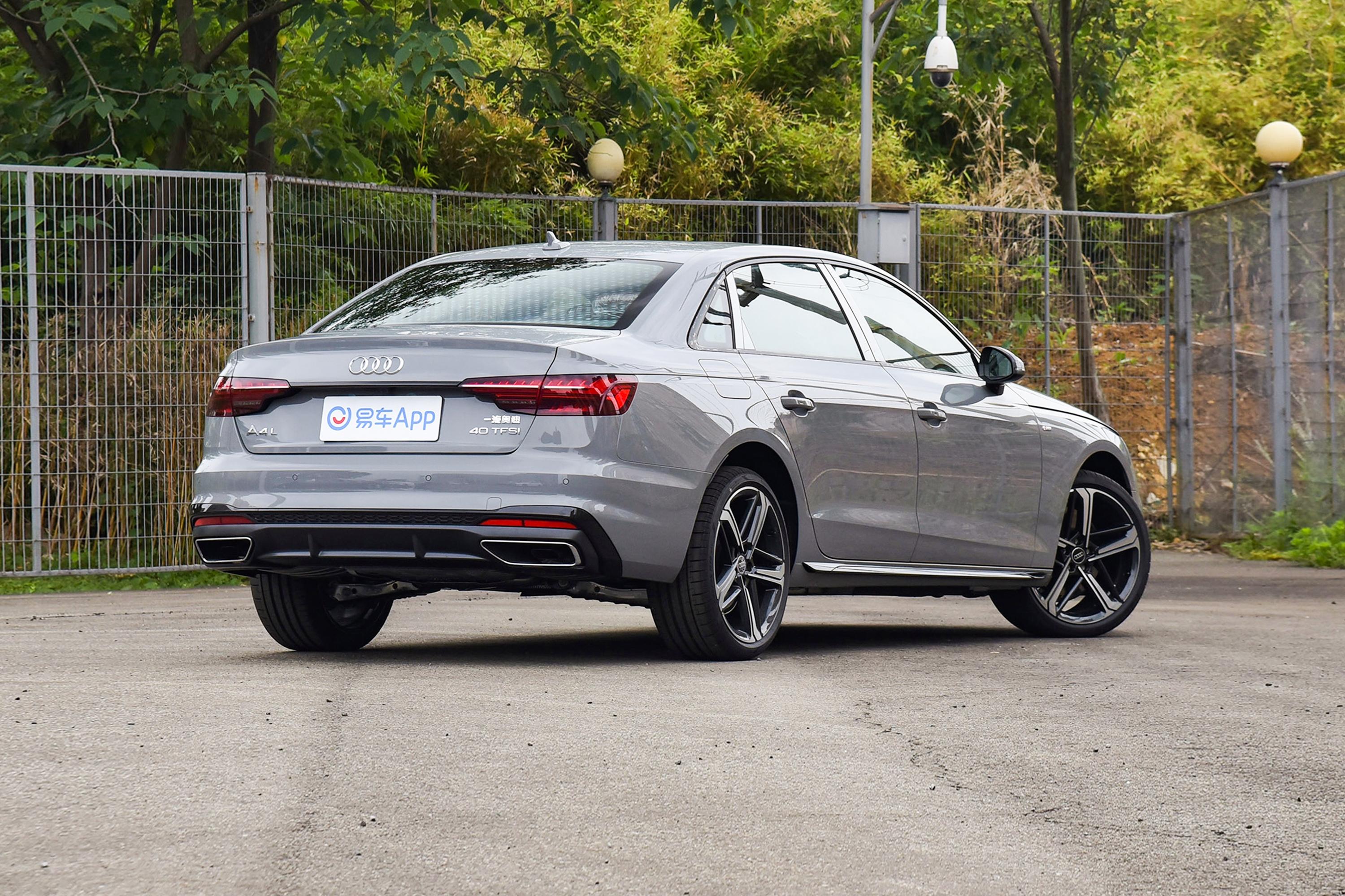 【奥迪A4L40 TFSI 豪华动感型侧后45度车头向右水平图片-汽车图片大全】-易车