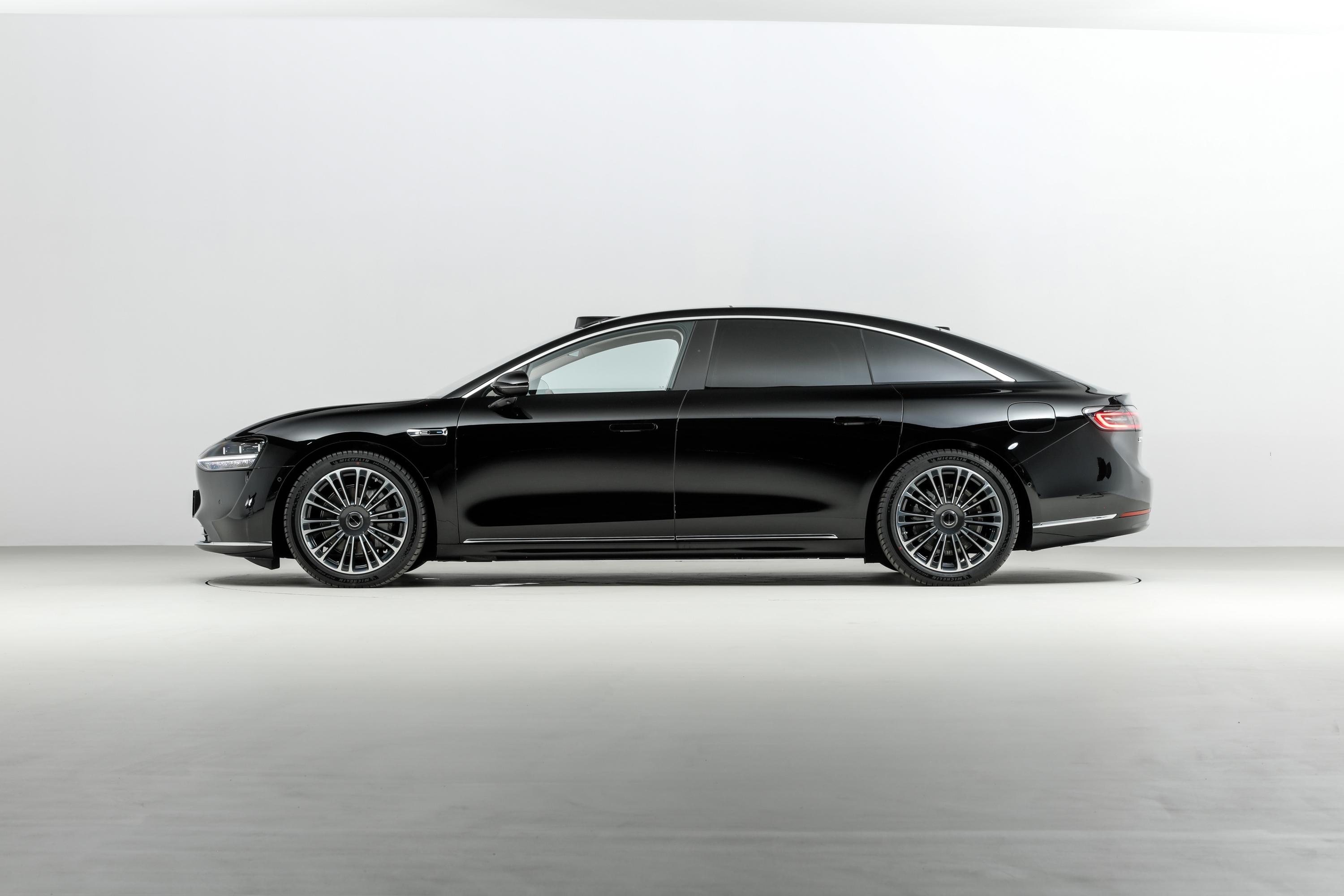 【享界S9纯电动 721km 四驱Ultra正侧车头向左水平图片-汽车图片大全】-易车