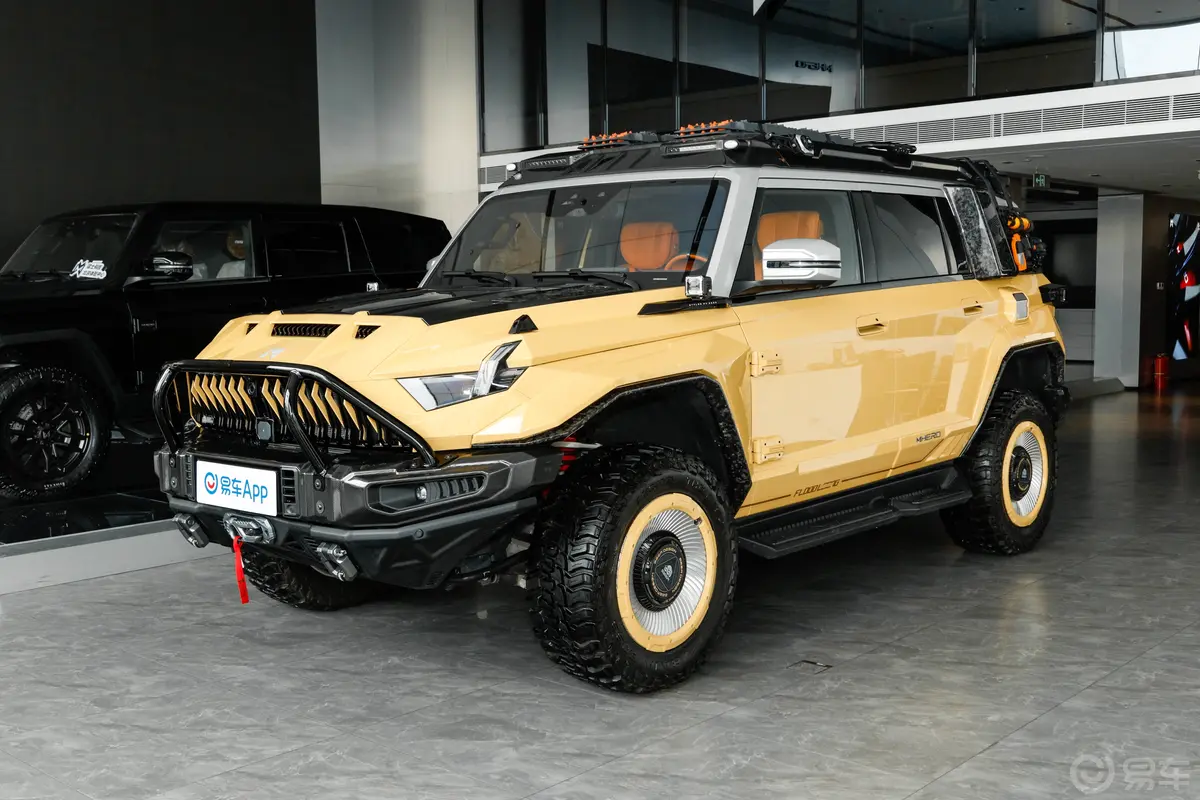 【猛士917增程版 161km 蛟龙战甲侧前45度车头向左水平图片-汽车图片大全】-易车