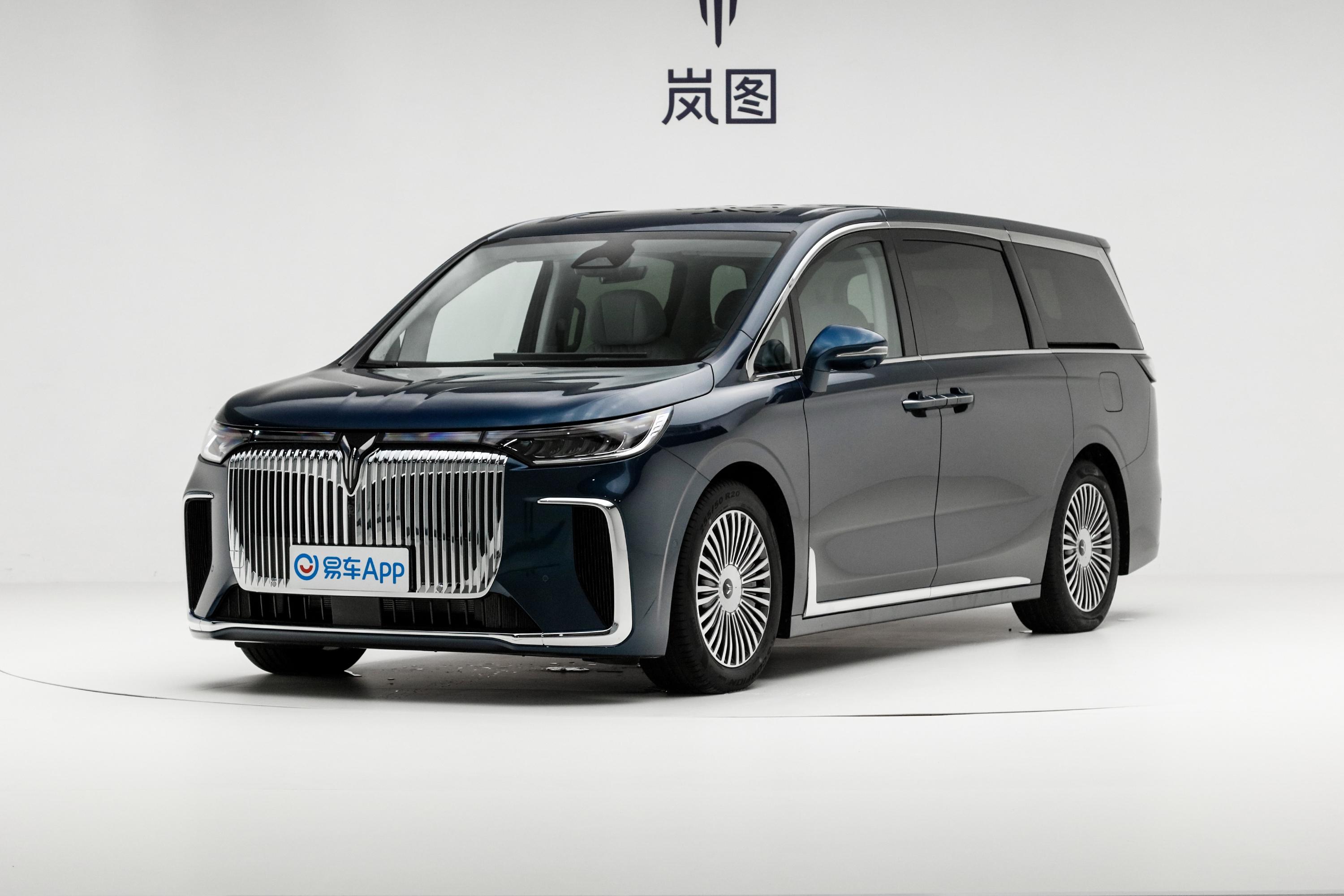 【岚图梦想家插电混动 1.5T 235km 四驱旗舰鲲鹏版侧前45度车头向左水平图片-汽车图片大全】-易车