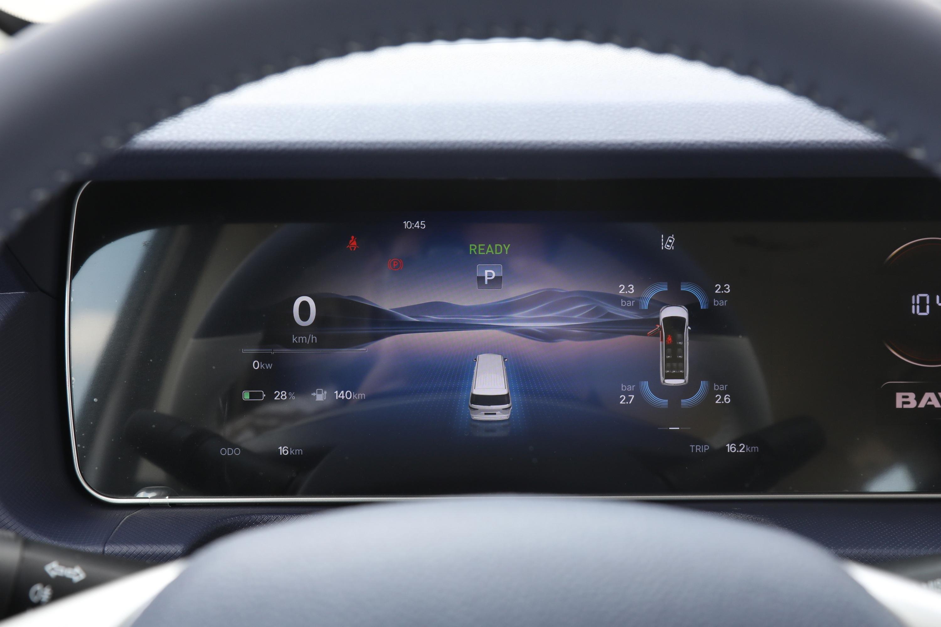 【锐胜王牌M7新能源505km 中级尊贵营运版 7座仪表盘图片-汽车图片大全】-易车