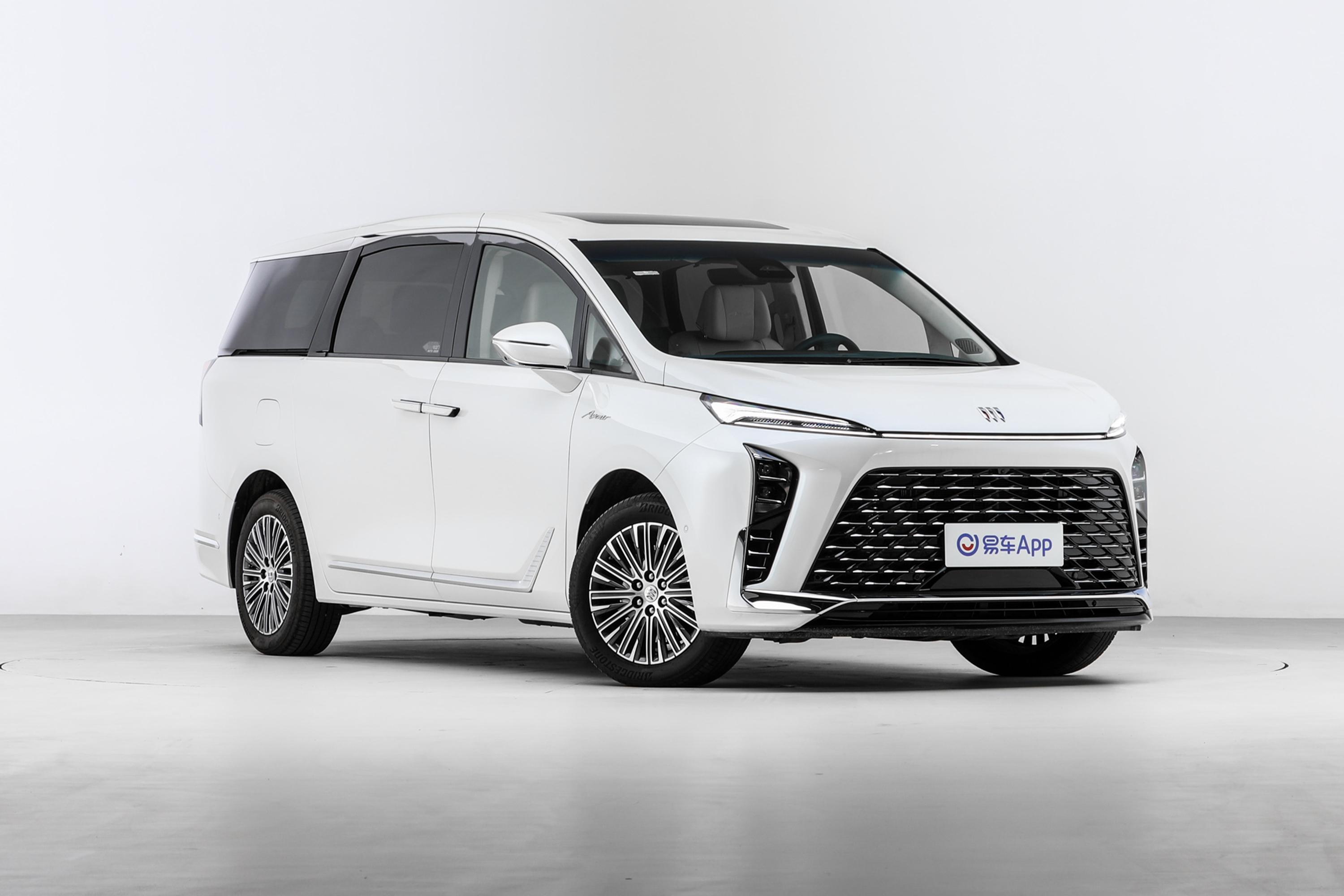 【别克GL8 插电混动陆尊 1.5T 138km 奢享版 7座侧前45度车头向右水平图片-汽车图片大全】-易车