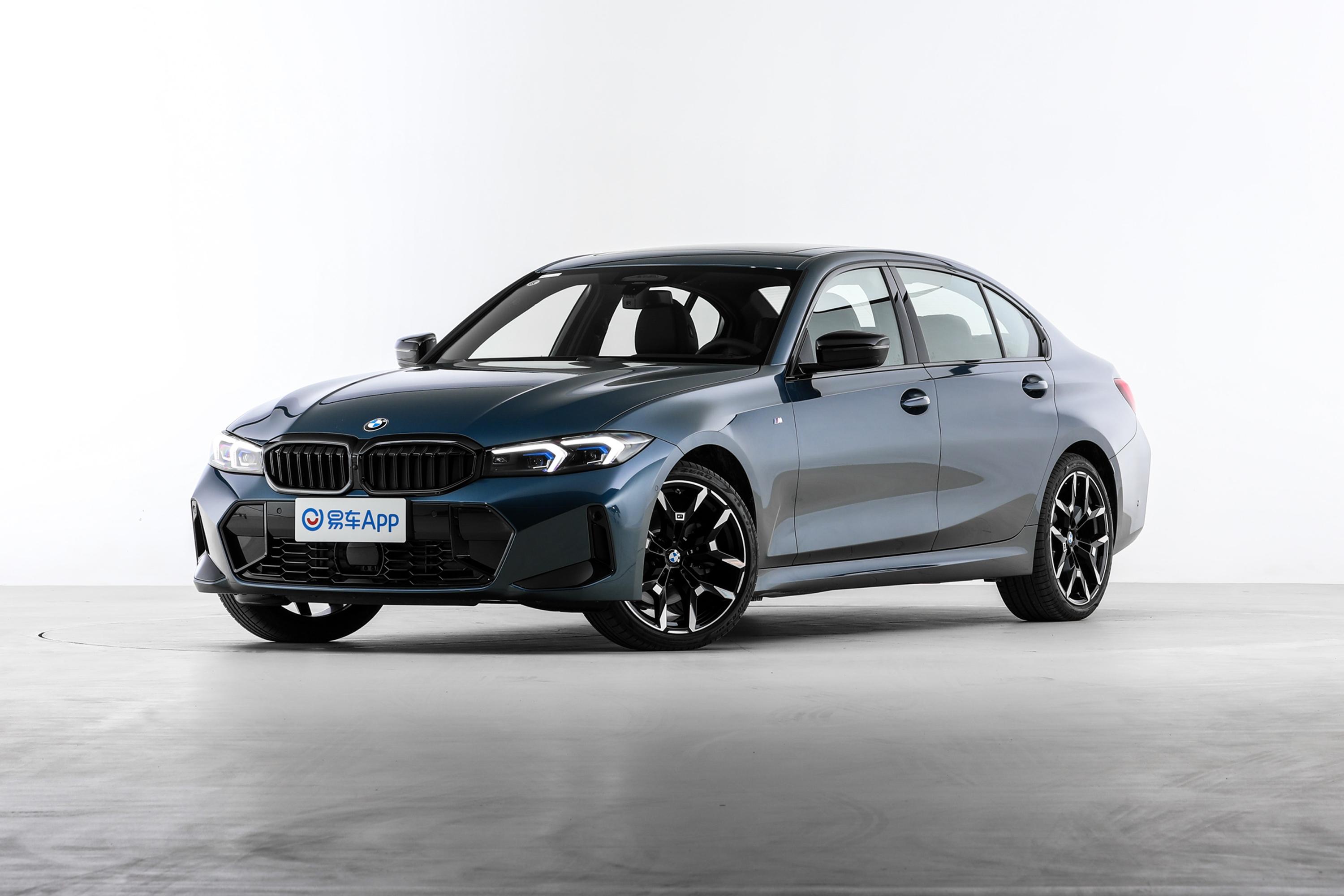 【宝马3系330Li 尊享型 M运动曜夜套装侧前45度车头向左水平图片-汽车图片大全】-易车