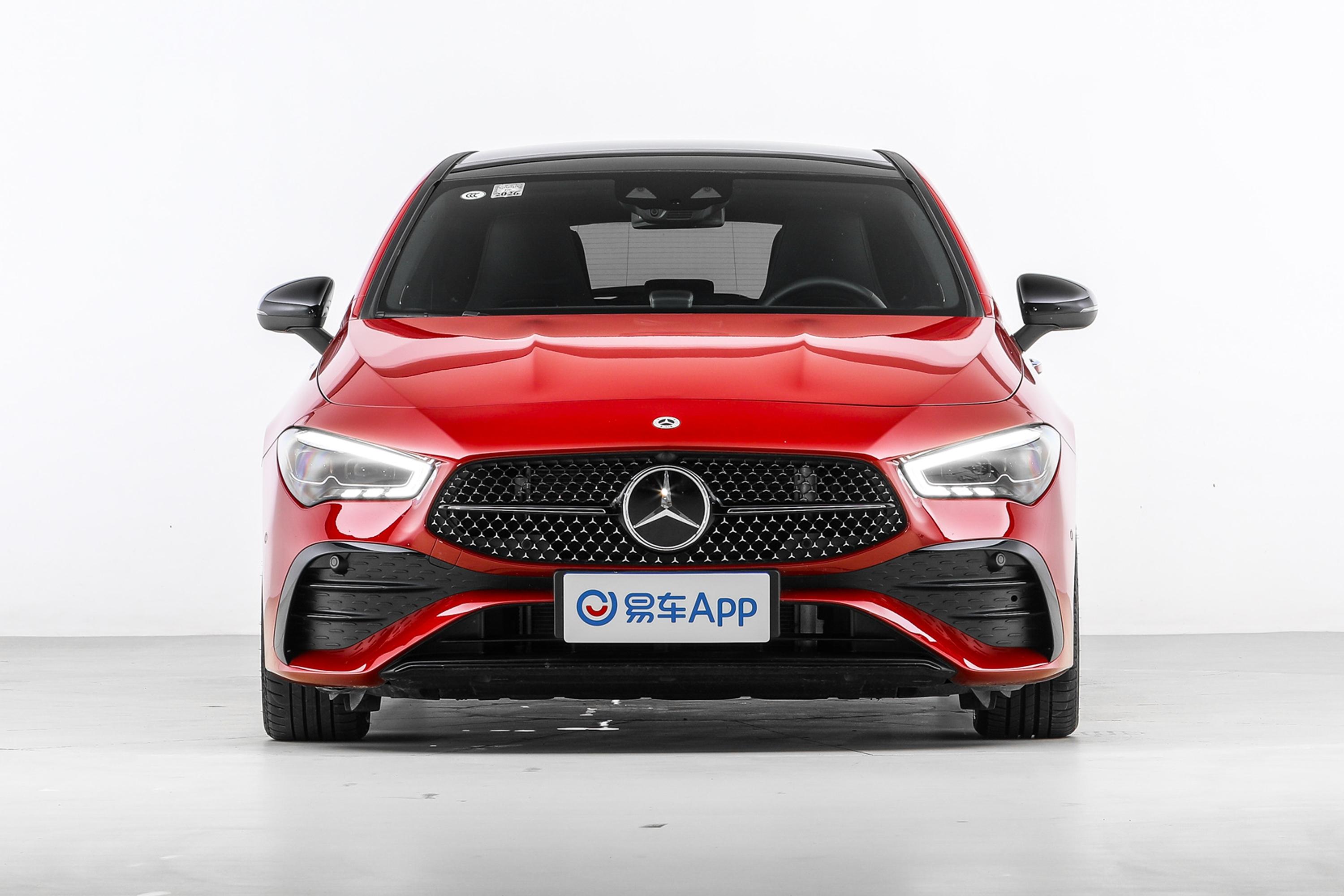 【奔驰CLA改款 CLA 260 4MATIC 五门猎跑车正前水平图片-汽车图片大全】-易车