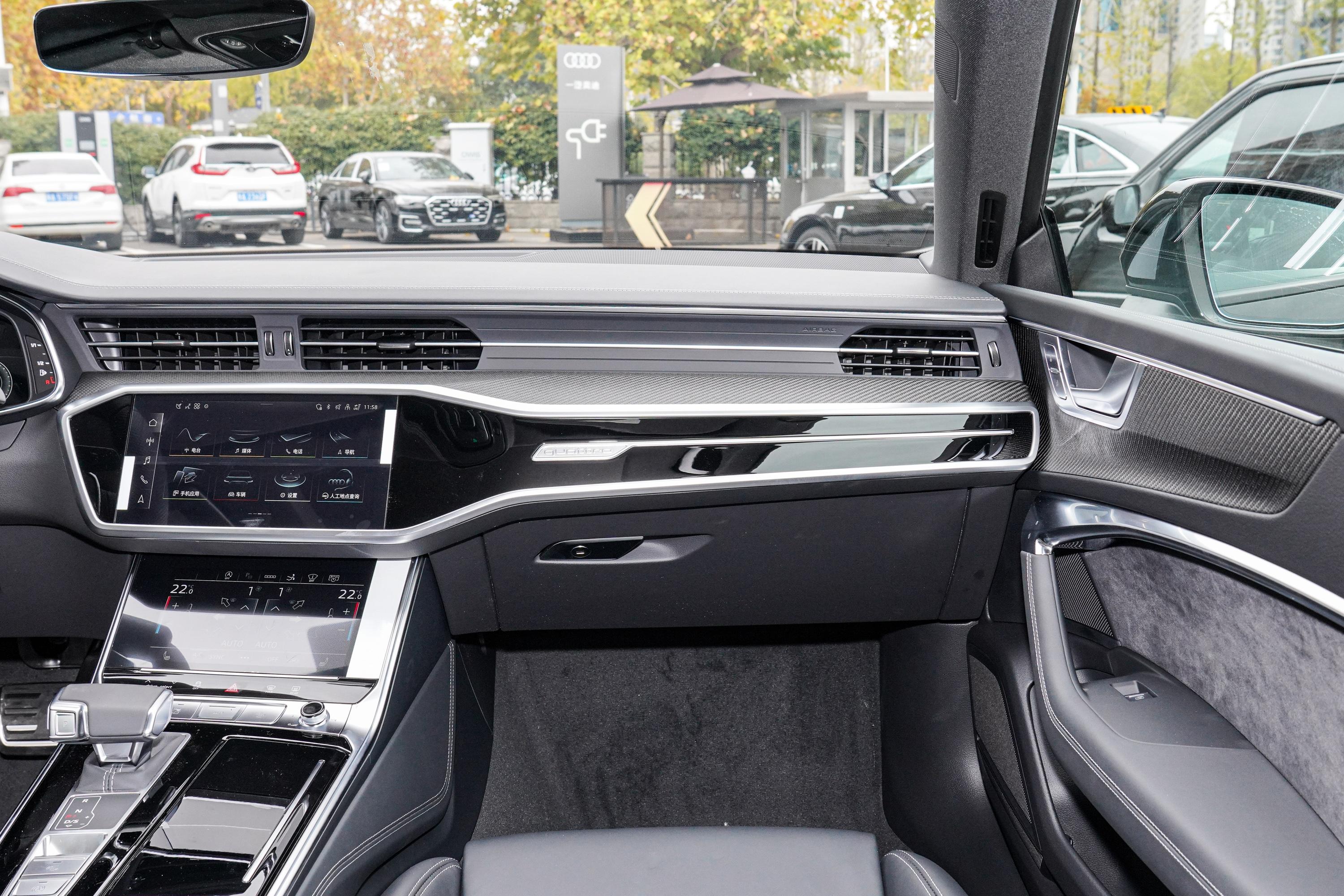 【奥迪A755 TFSI quattro 尊享型副驾驶位区域图片-汽车图片大全】-易车