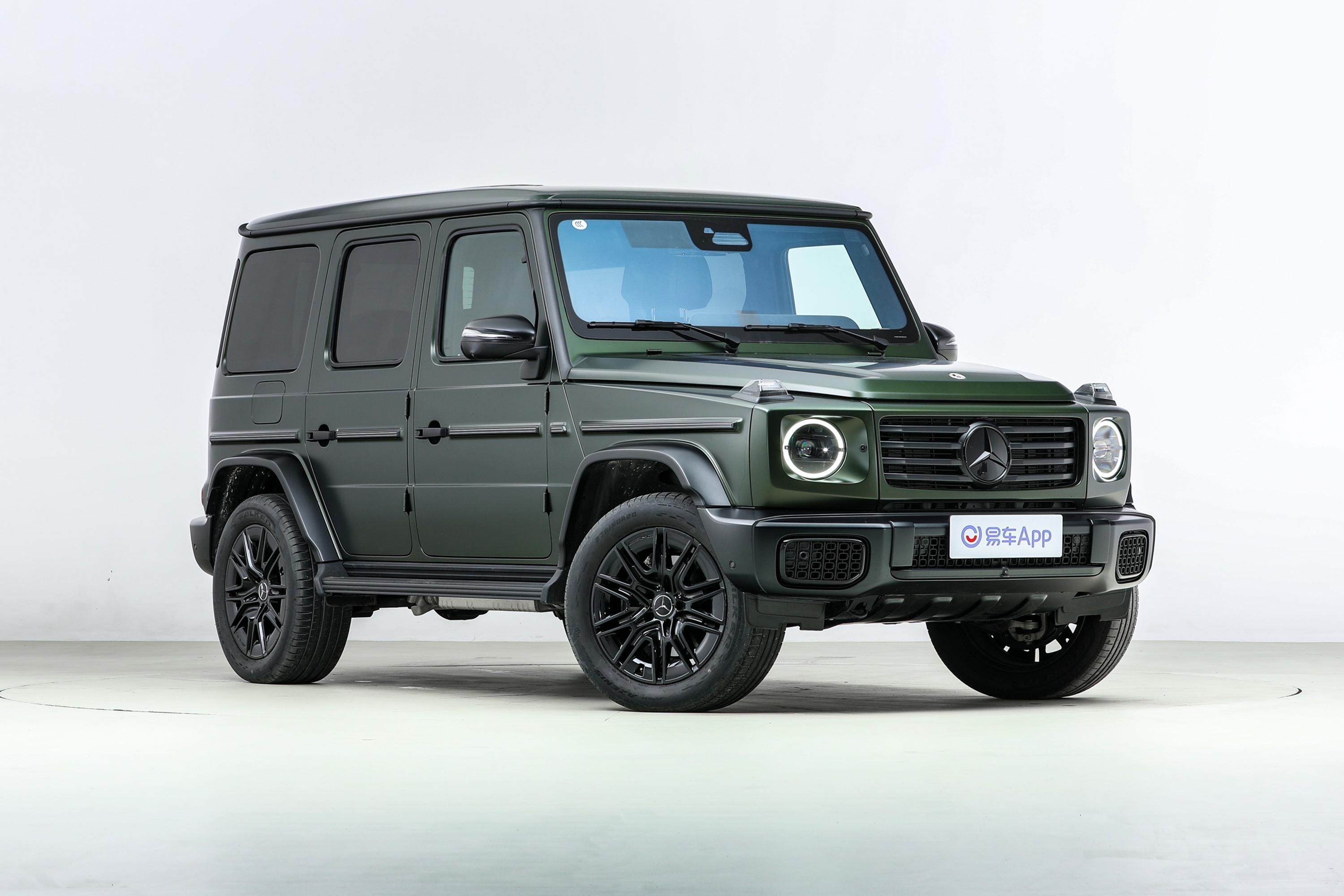 【奔驰G级G 500侧前45度车头向右水平图片-汽车图片大全】-易车