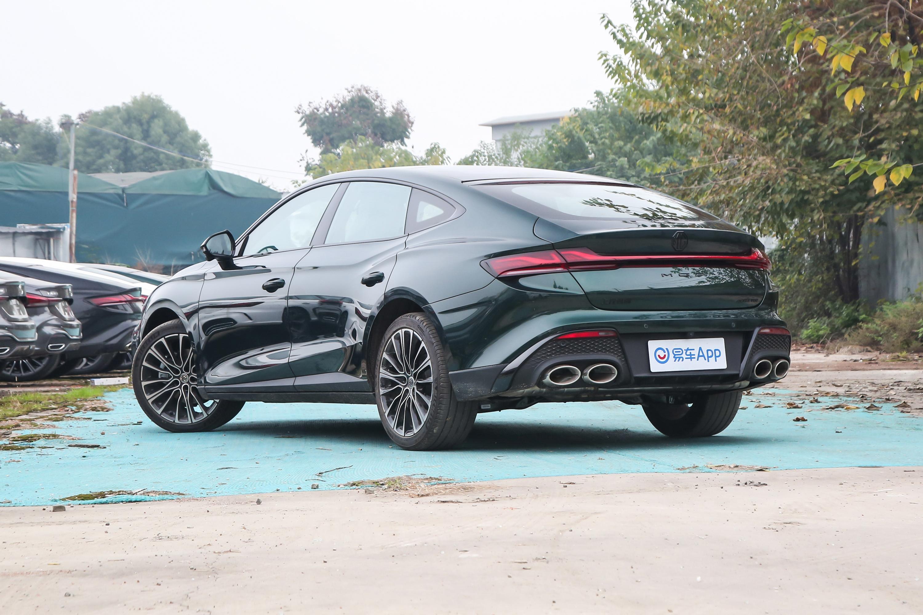 【MG72.0T 405 自动尊享版侧后45度车头向左水平图片-汽车图片大全】-易车