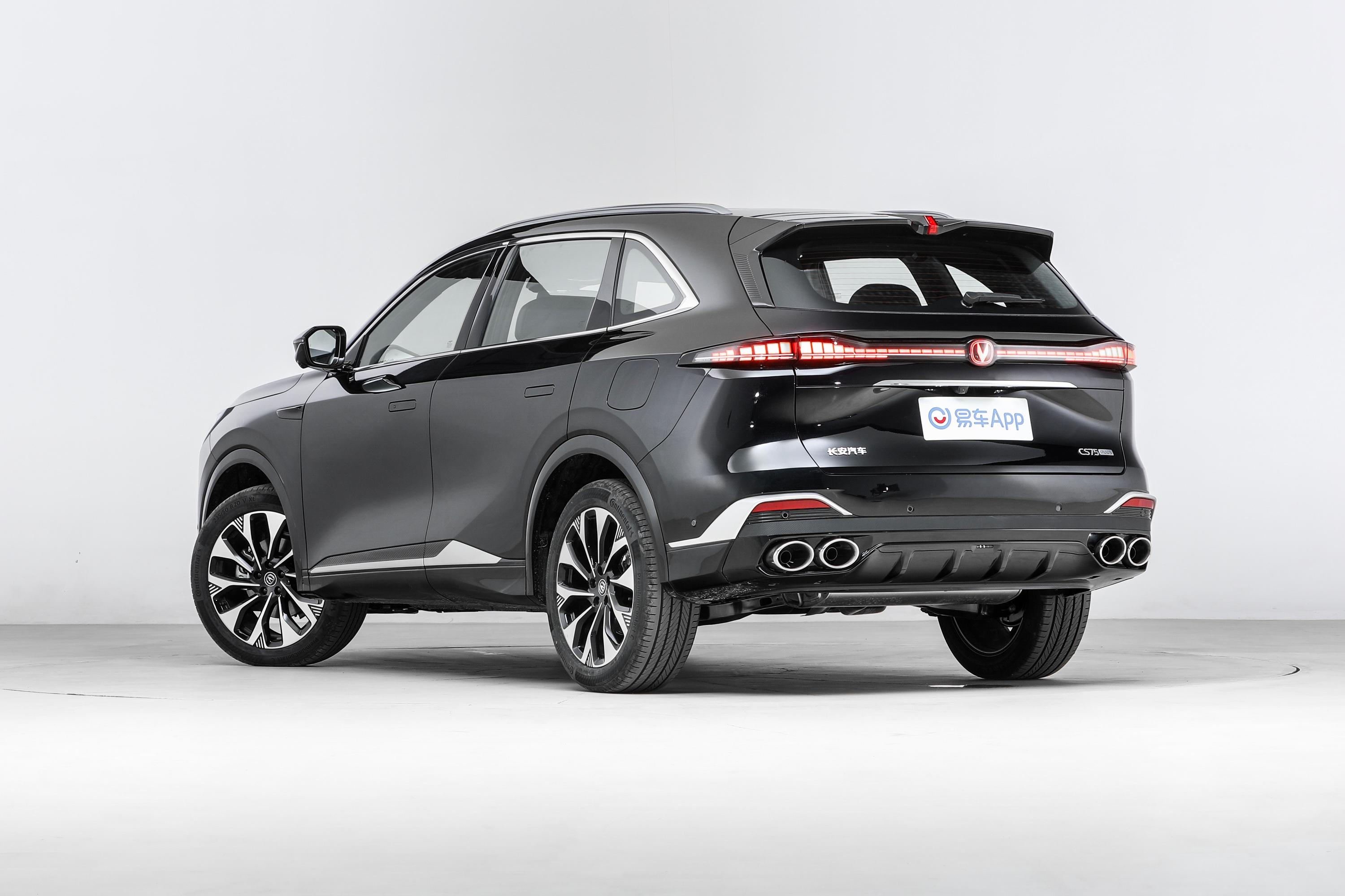 【长安CS75PLUS第四代 Ultra 2.0T 新蓝鲸智慧智擎型侧后45度车头向左水平图片-汽车图片大全】-易车