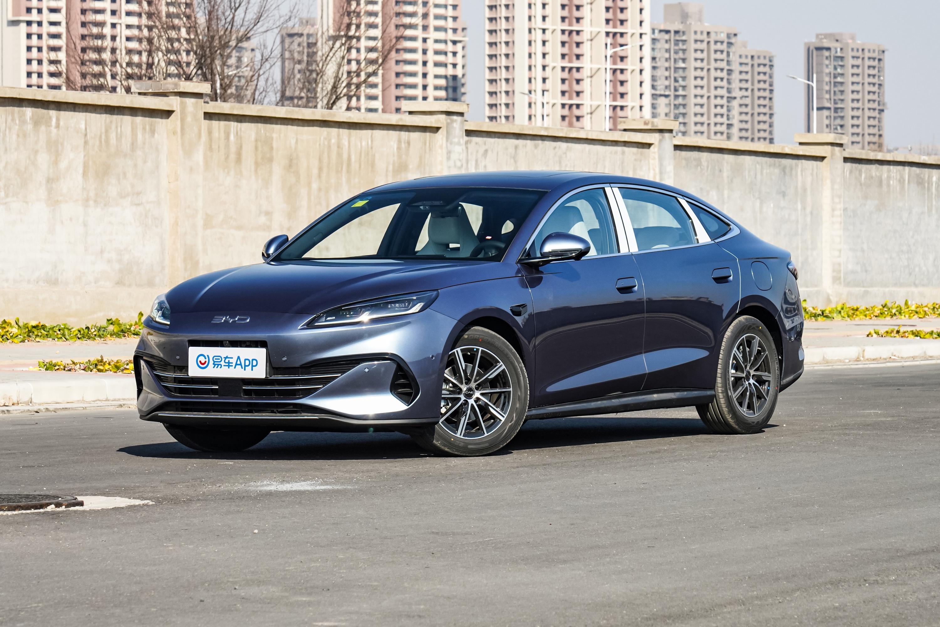 【海豹06DM-i 智驾版 1.5L 80km 尊贵型侧前45度车头向左水平图片-汽车图片大全】-易车