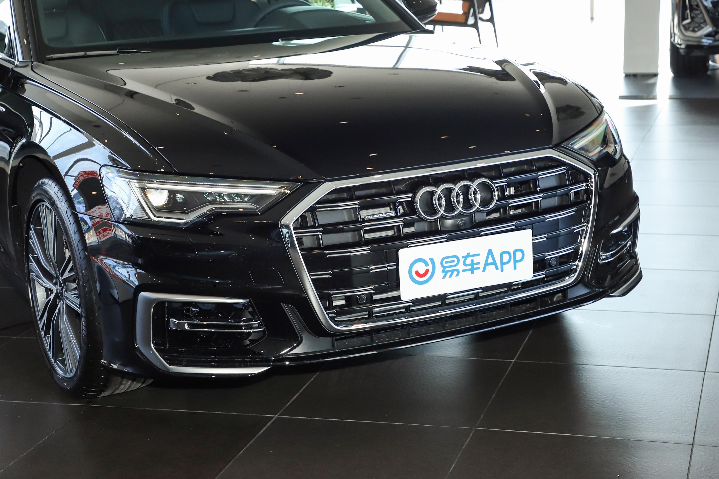 【奥迪A6L改款 45 TFSI quattro 臻选动感型前格栅侧俯拍图片-汽车图片大全】-易车